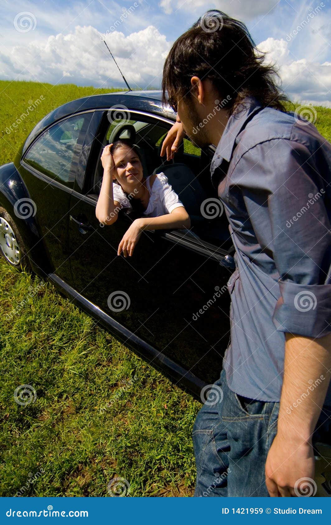 Friends Talking on a Road Trip Stock Image - Image of friend, road: 1421959