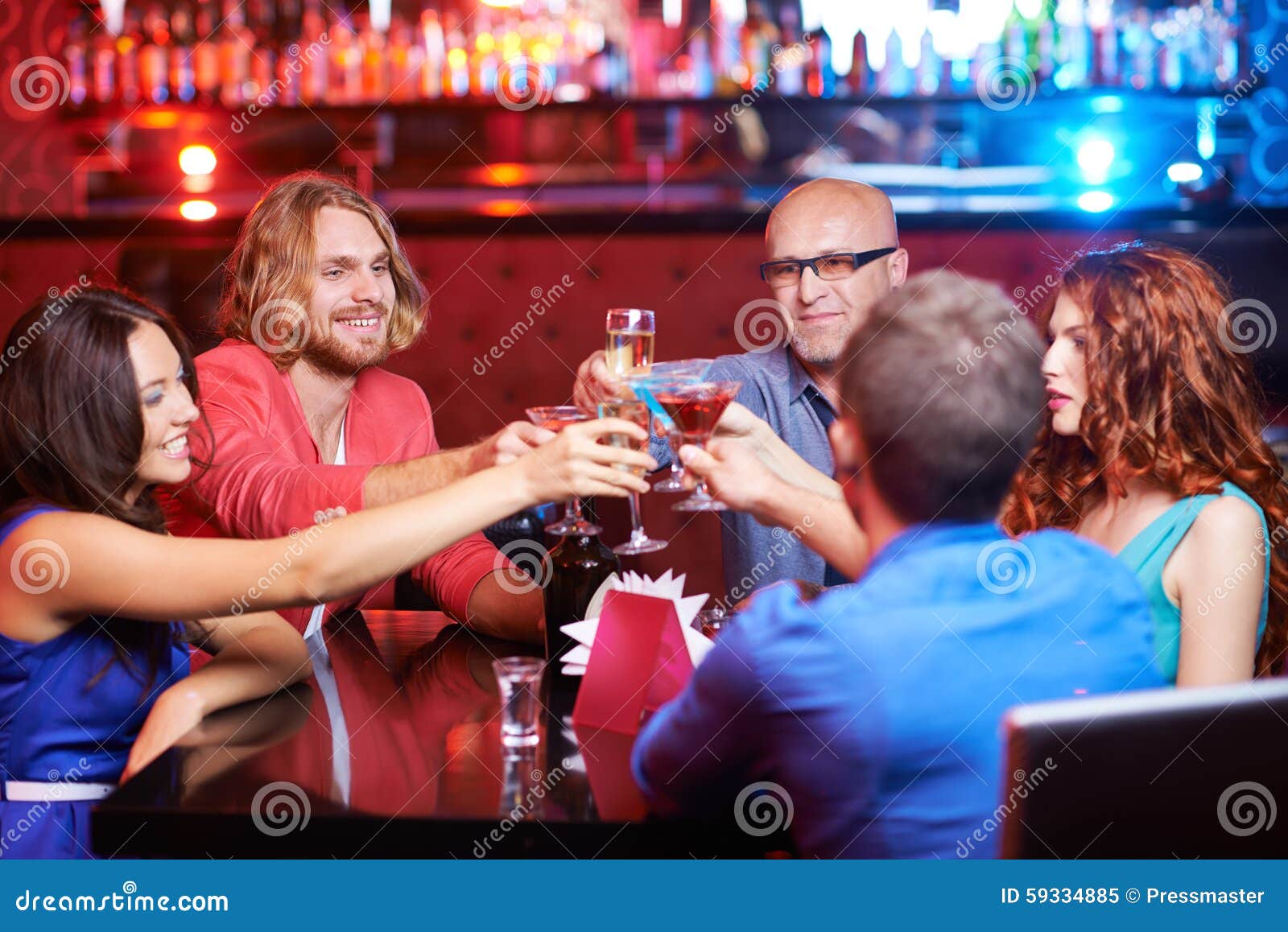 Friends toasting stock image. Image of friends, gathering - 59334885