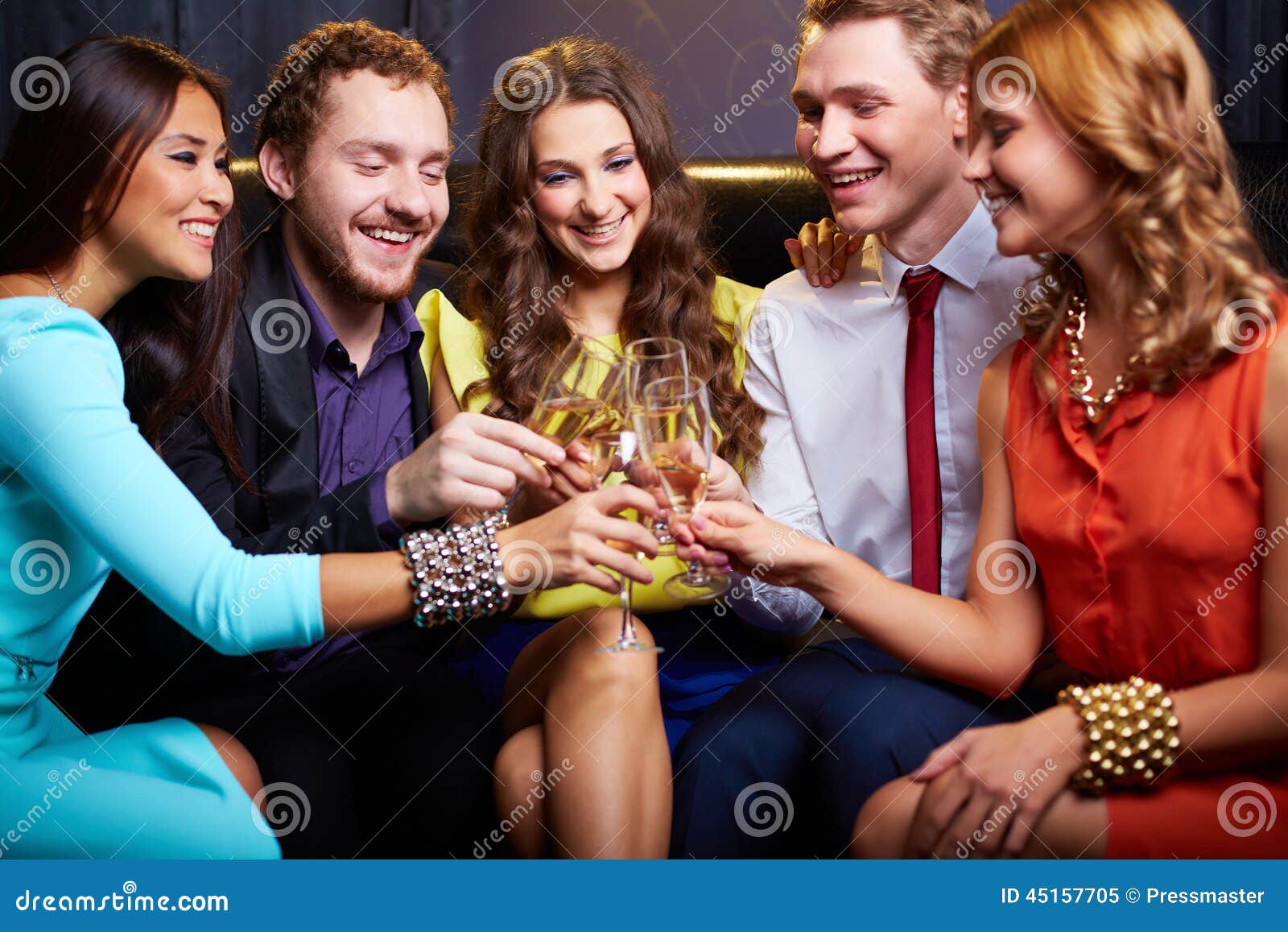 Friends toasting stock image. Image of cheering, friends - 45157705