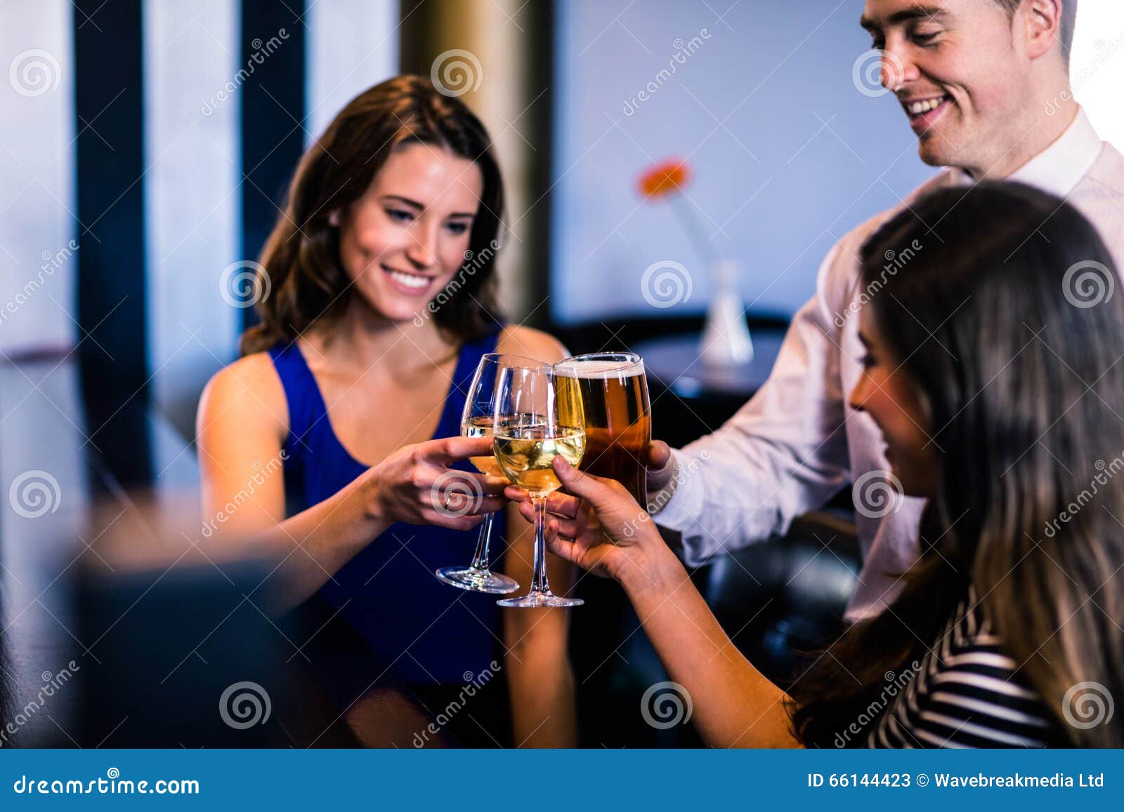 Friends toasting together stock image. Image of friend - 66144423
