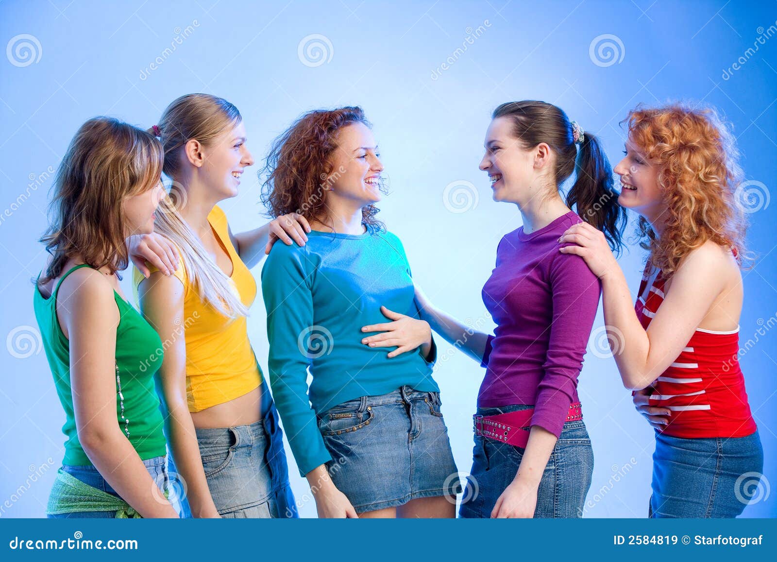 Friends together stock image. Image of smiling, confident - 2584819