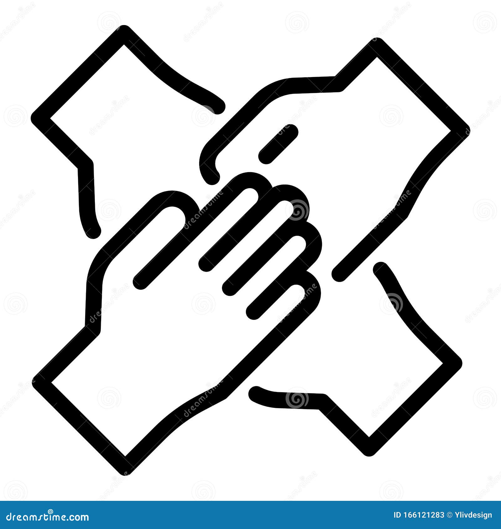 Friends Together Icon, Outline Style Stock Vector - Illustration of ...