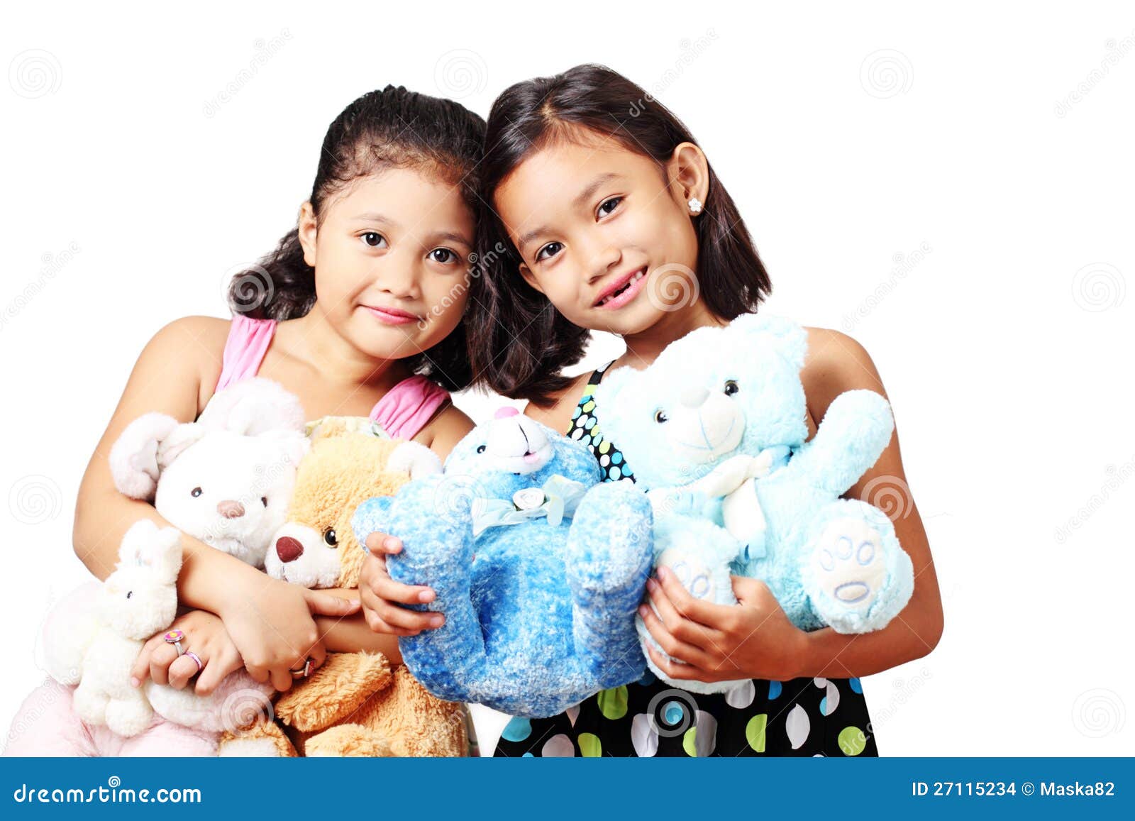 Friends and Toys stock photo. Image of portrait, girls - 27115234