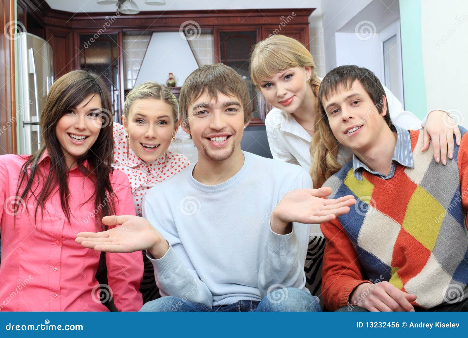 Friendship stock photo. Image of caucasian, interior - 13232456