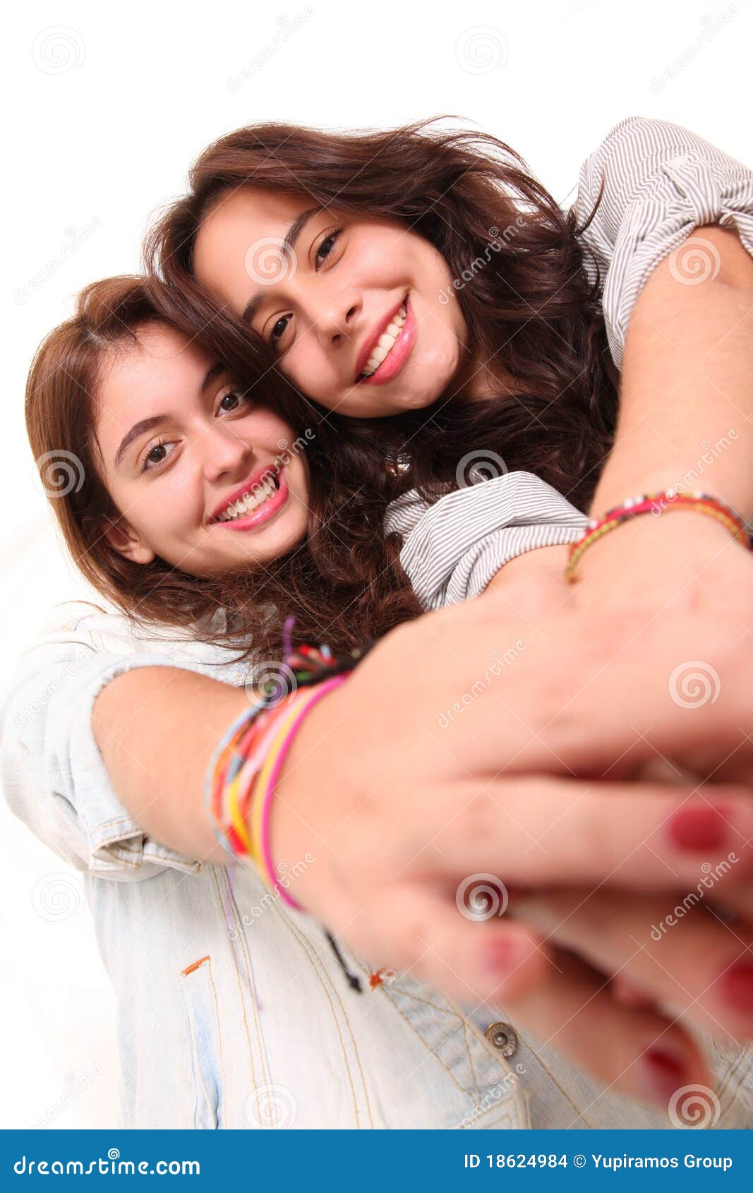 Friendship stock photo. Image of happiness, girls, handles - 18624984