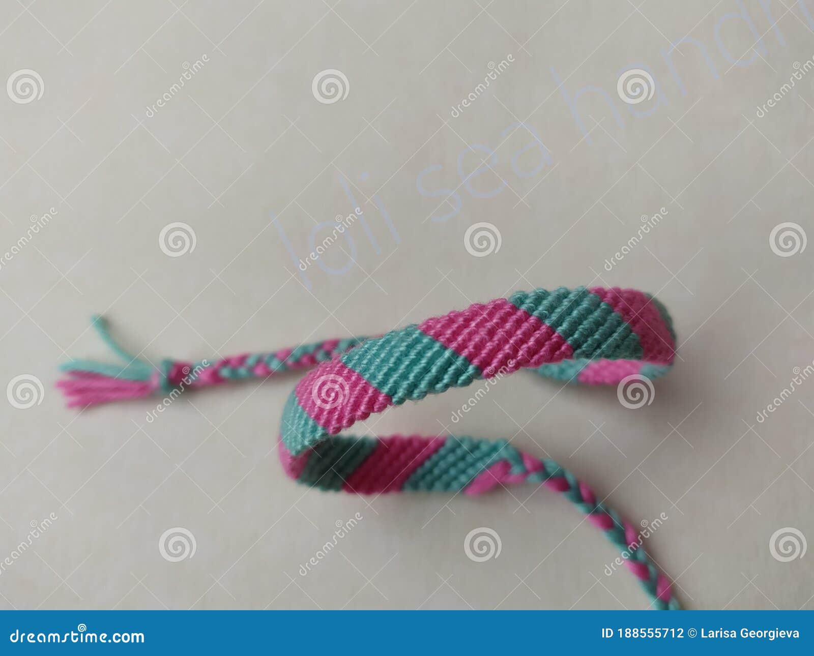 Friendship bracelet knots stock photo. Image of jewellery - 188555712