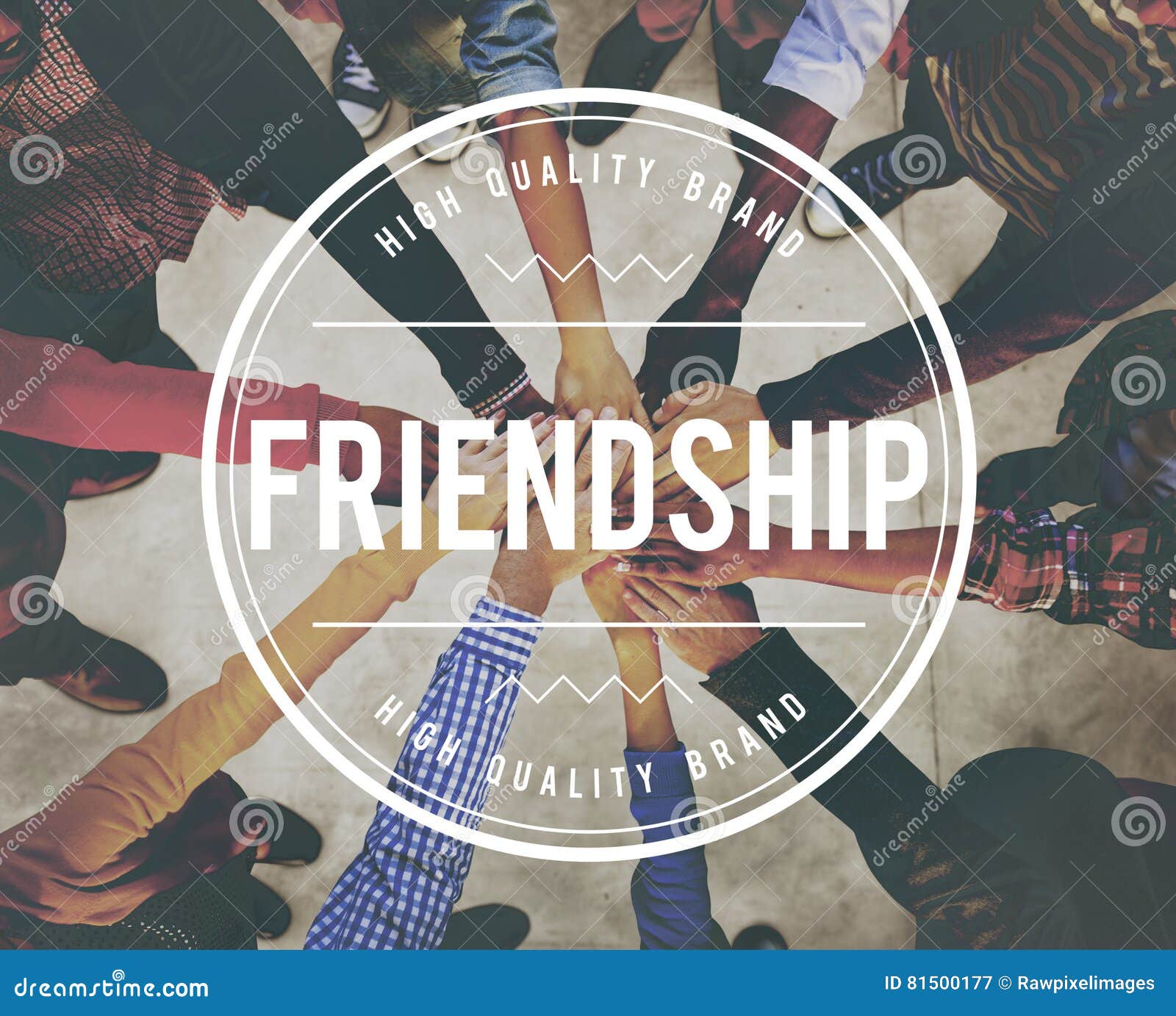 Friendship Community Partnership Relation Team Concept Stock Image ...