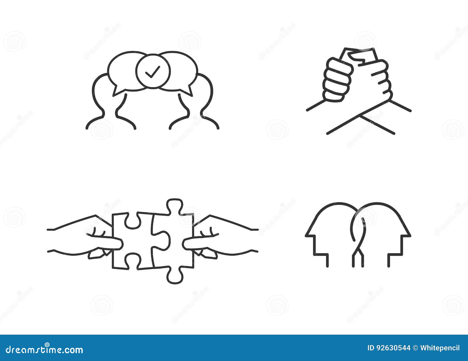 Friendship Connection Tree Image. Cartoon Vector | CartoonDealer.com ...