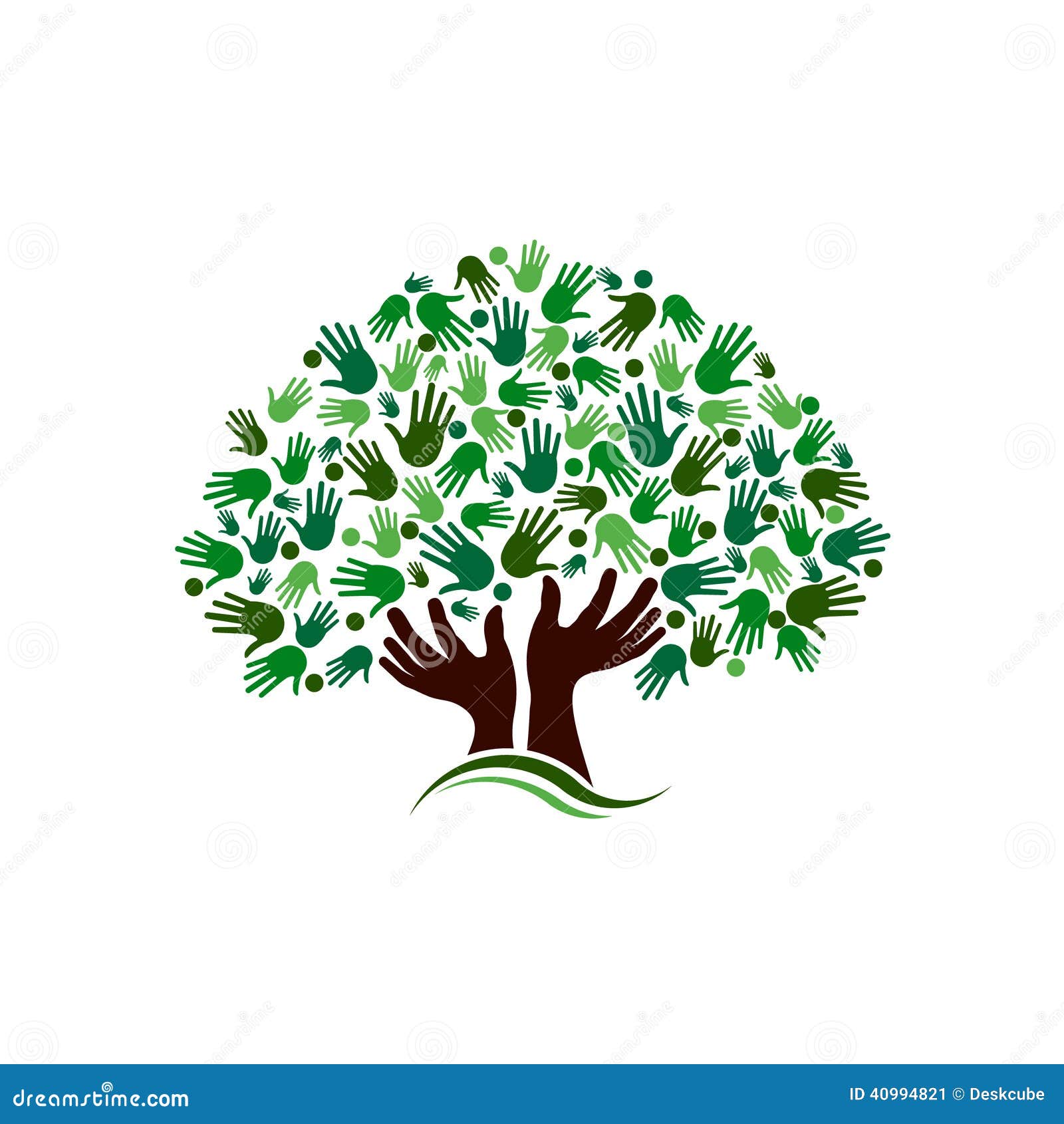 Friendship Connection Tree Image. Cartoon Vector | CartoonDealer.com ...