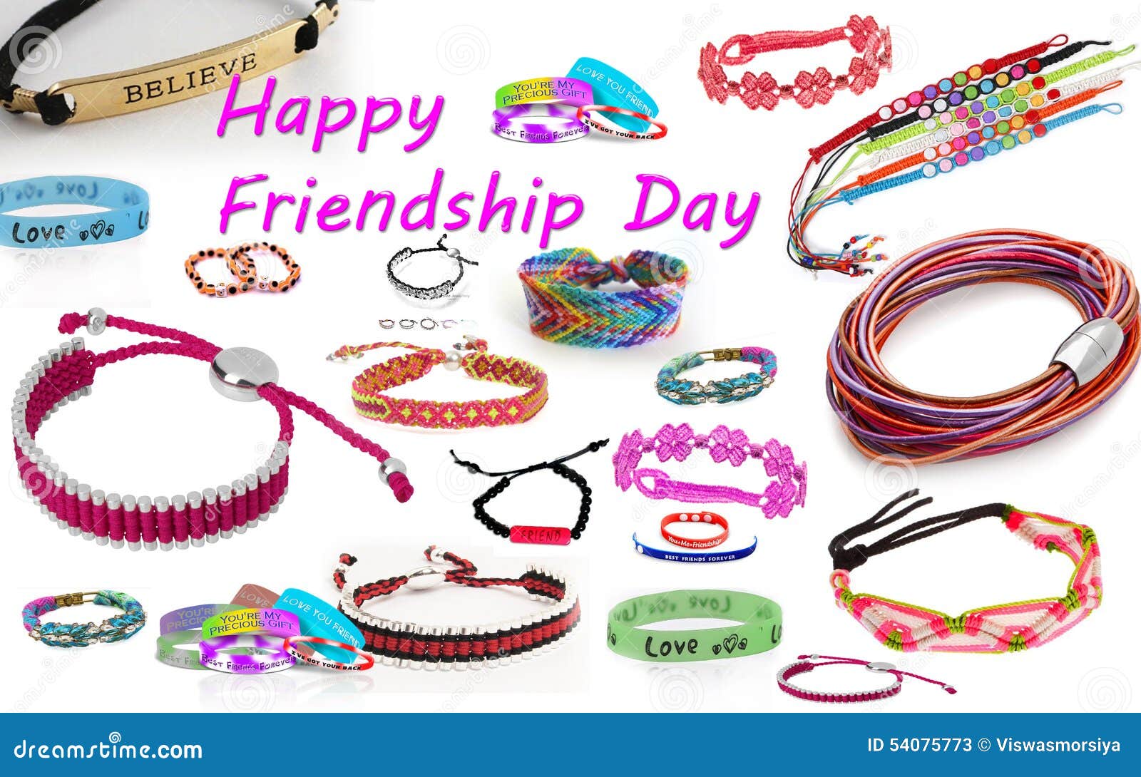 Friendship Day stock image. Image of yellow, bands, smile - 54075773