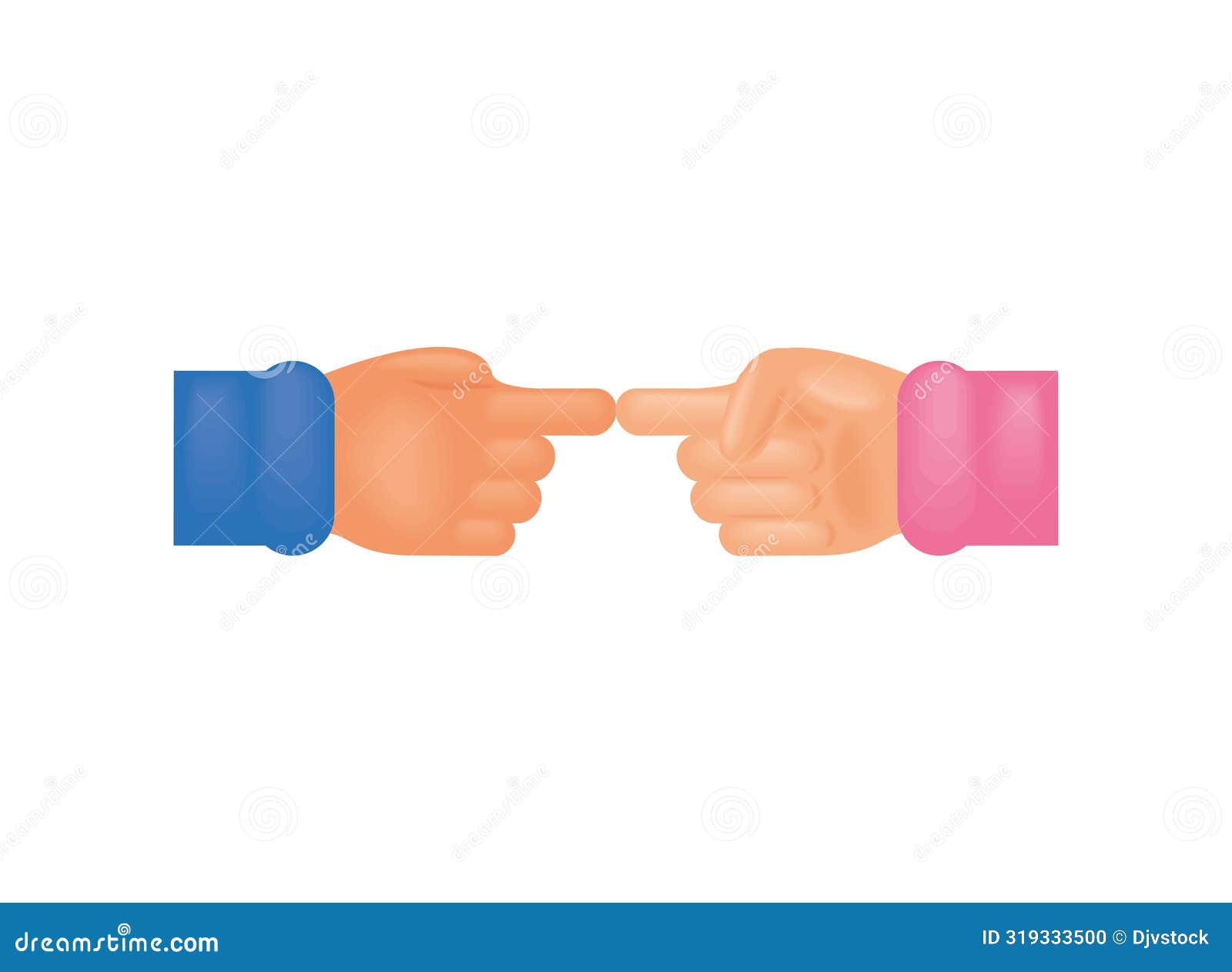 Friendship Greeting Human Hands Stock Vector - Illustration of hope ...