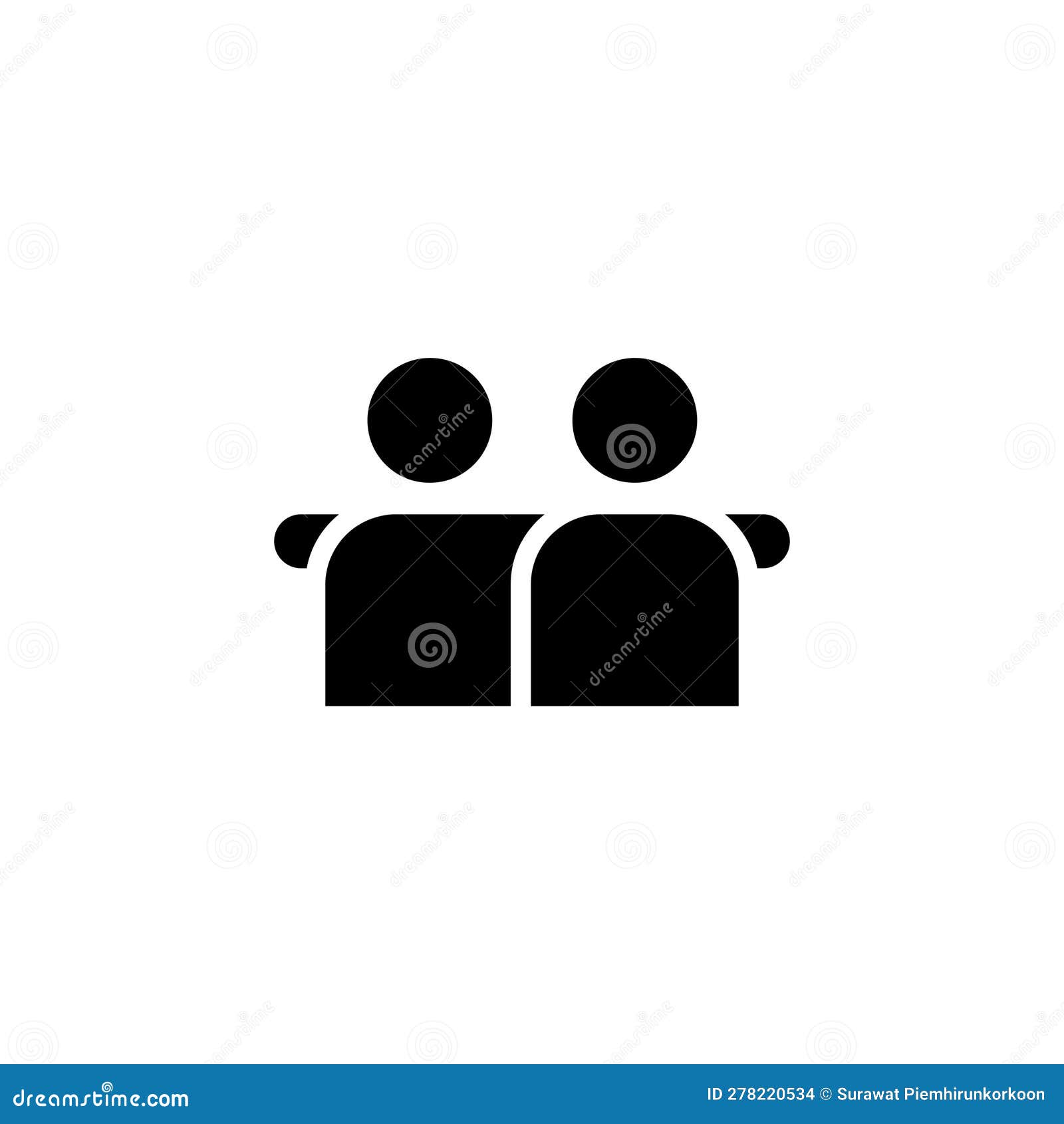 Friendship icon stock vector. Illustration of icon, graphic - 278220534