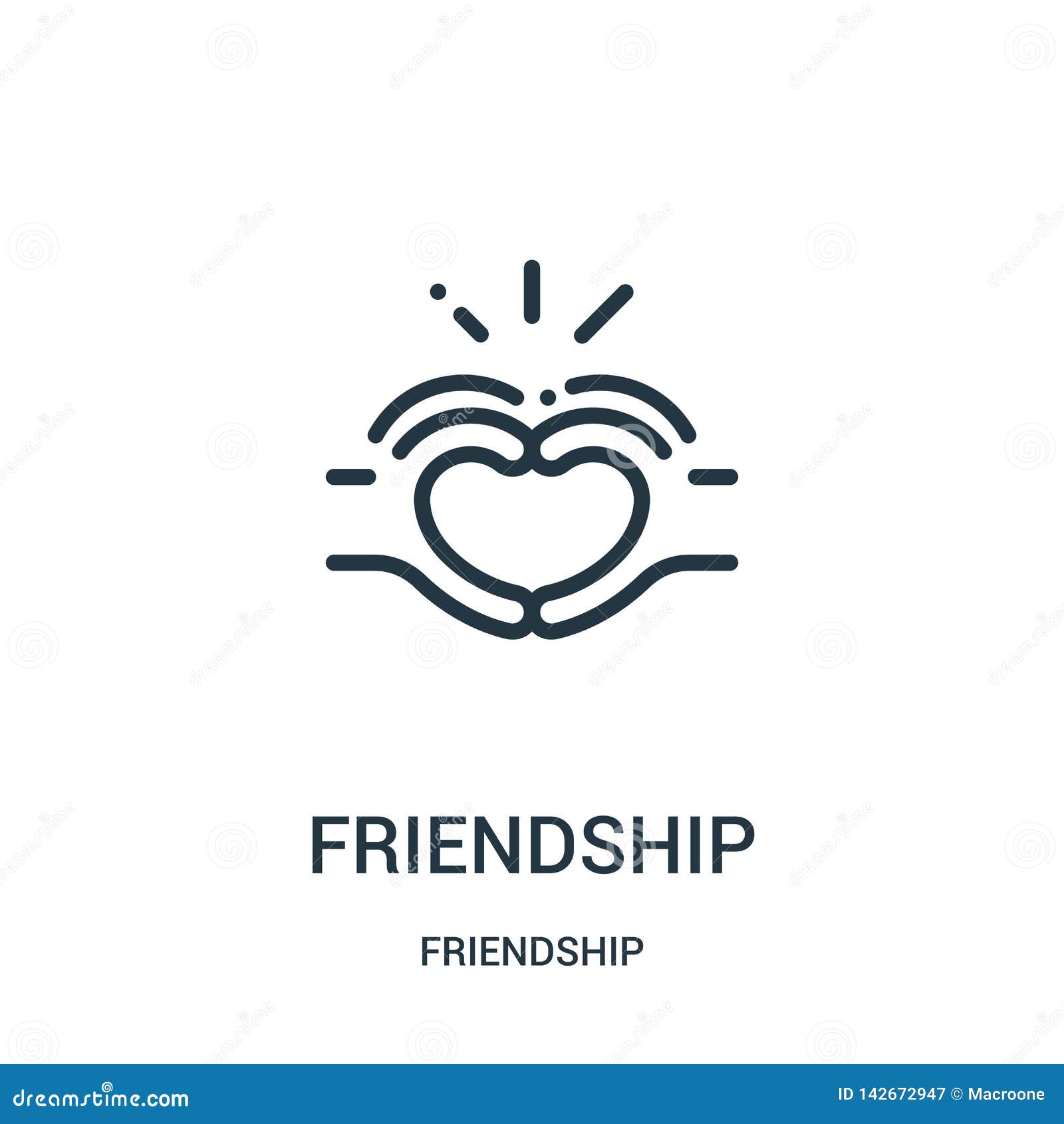 Friendship Icon Vector from Friendship Collection. Thin Line Friendship ... Friendship Icon Vector from Friendship Collection. Thin Line Friendship ...