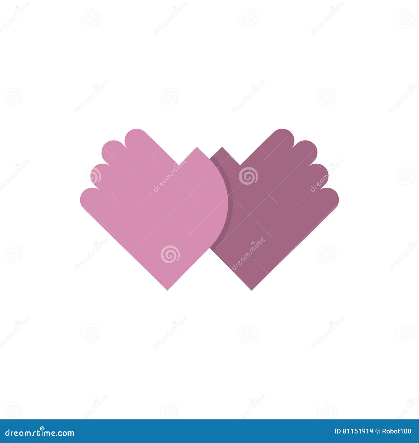 Friendship Logo. Palm Emblem Stock Vector - Illustration of assistance ...