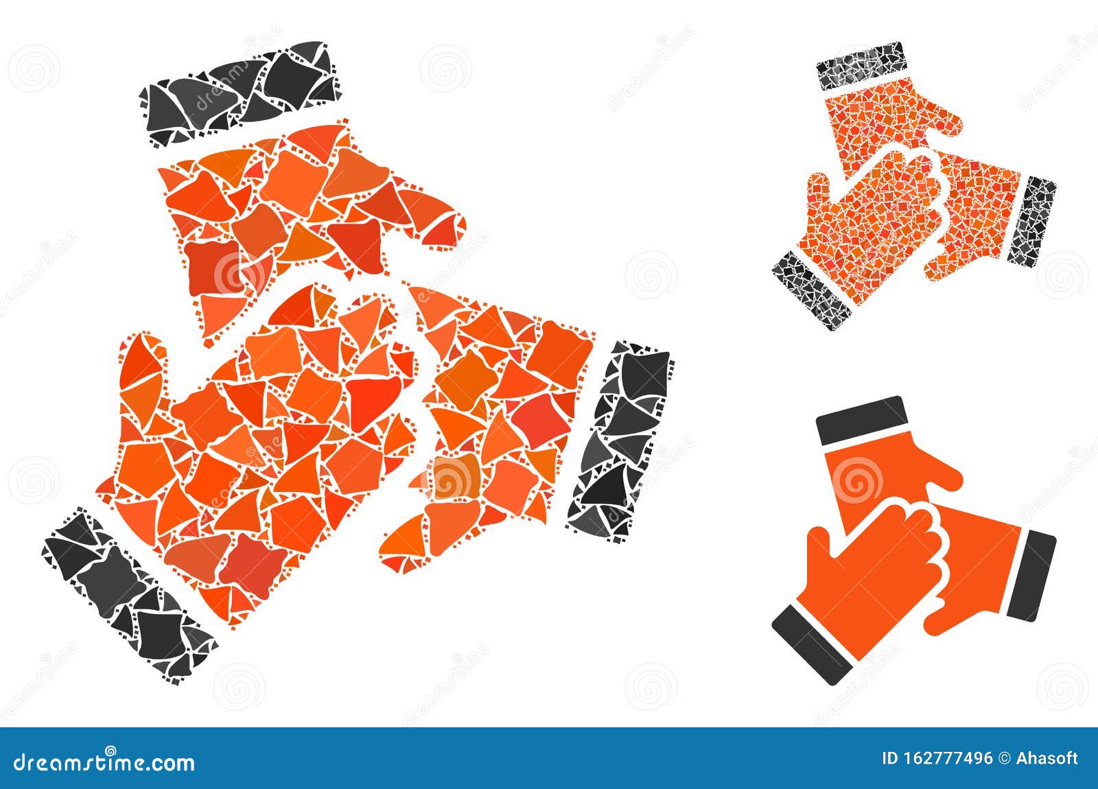 Familiarity With The Team Vector Icon. Team Work Concept Illustration ...