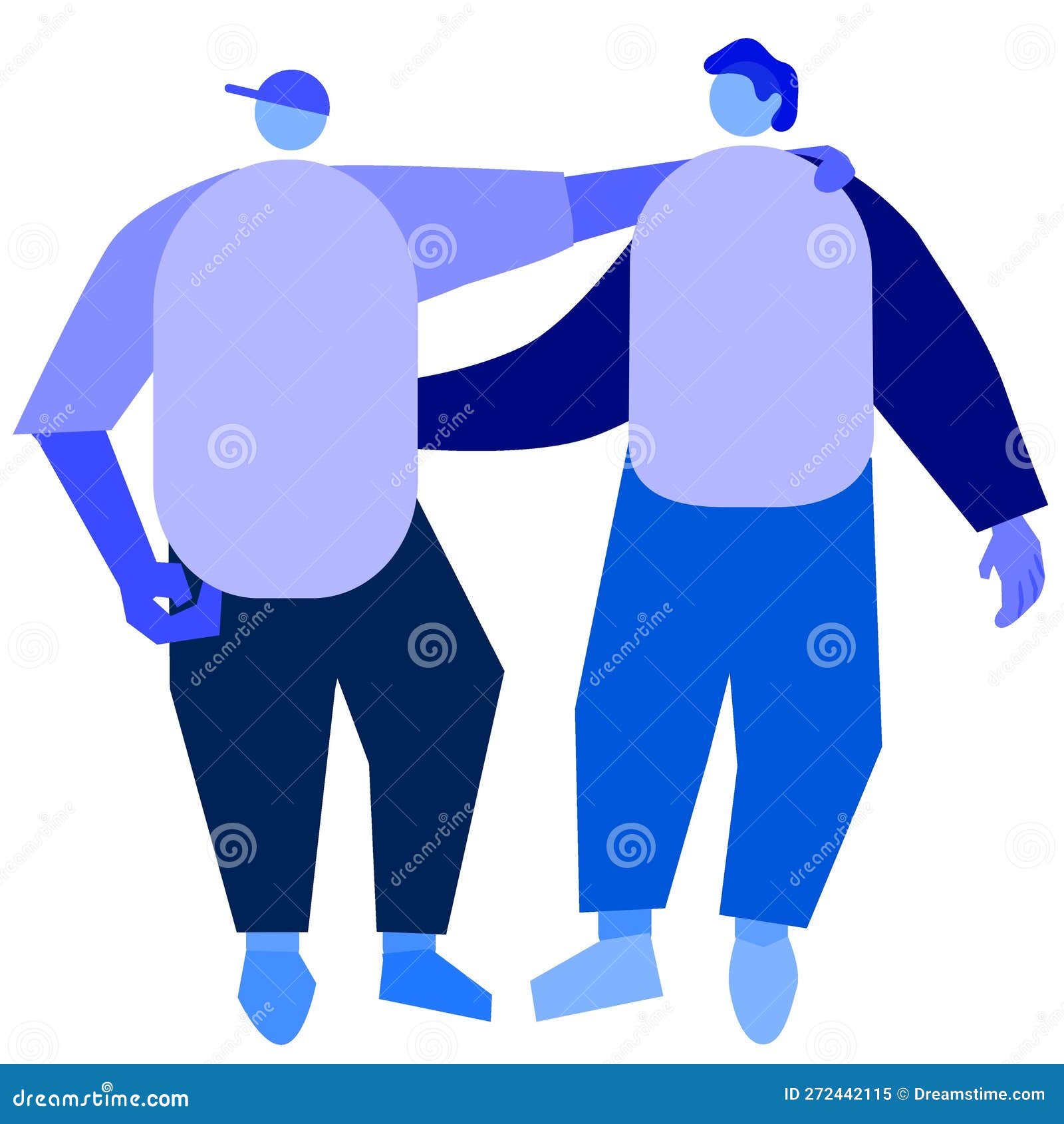 Friendship stock vector. Illustration of young, people - 272442115