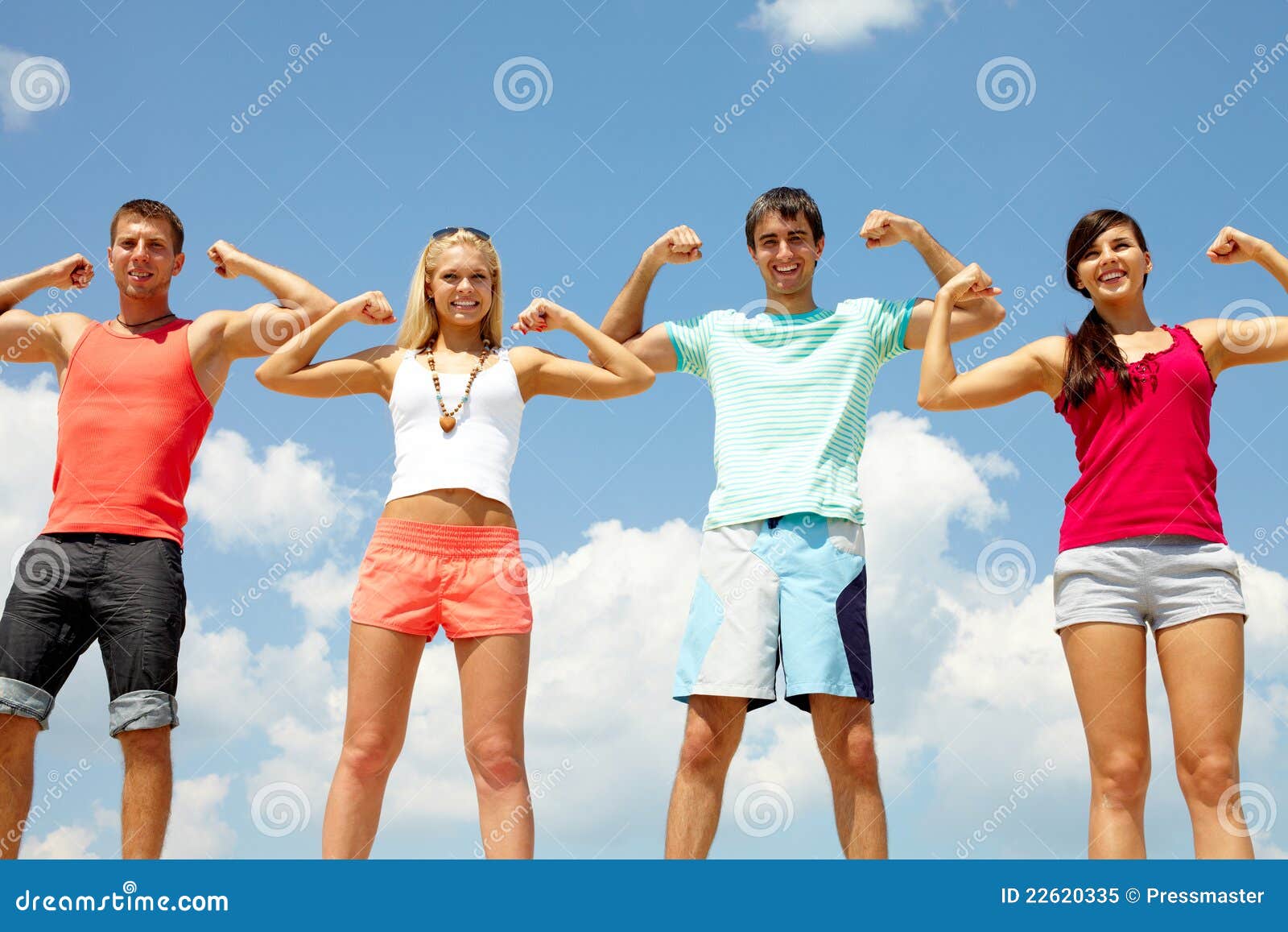 Friendship is strength stock image. Image of holding - 22620335
