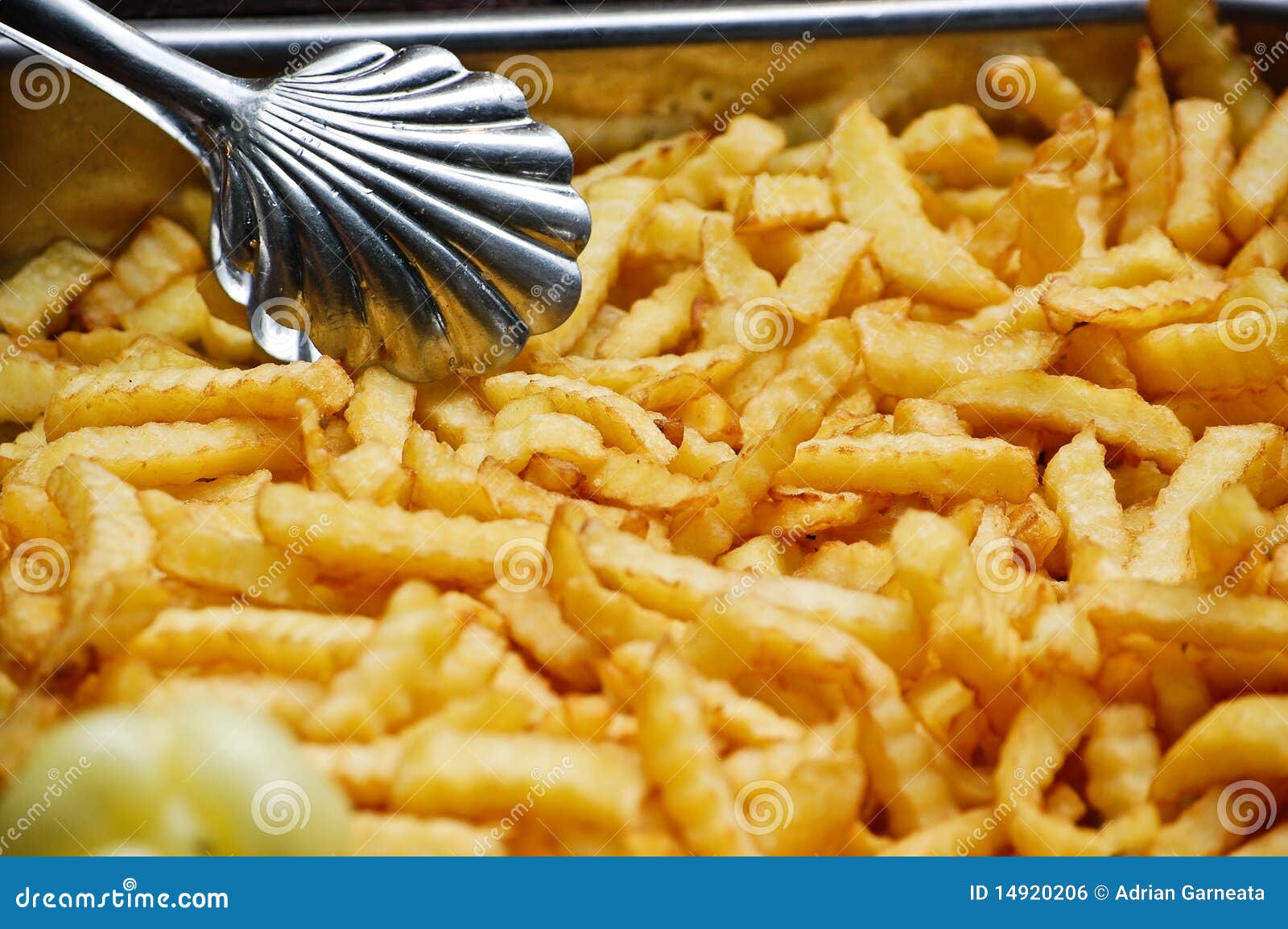 Fries stock photo. Image of salted, potato, spoon, lunch - 14920206