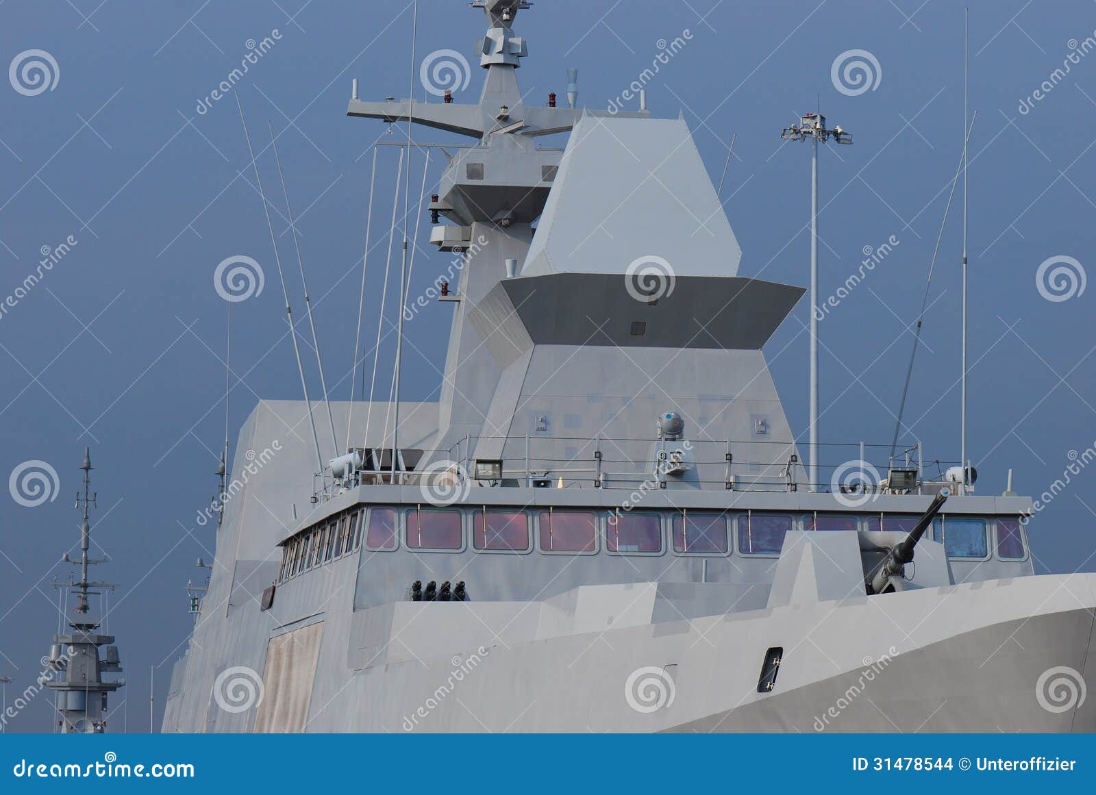 Frigate Bridge stock photo. Image of defend, force, combat - 31478544