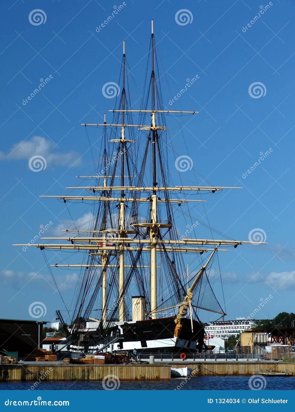 Frigate Jylland - 1 stock photo. Image of frigate, jylland - 1324034