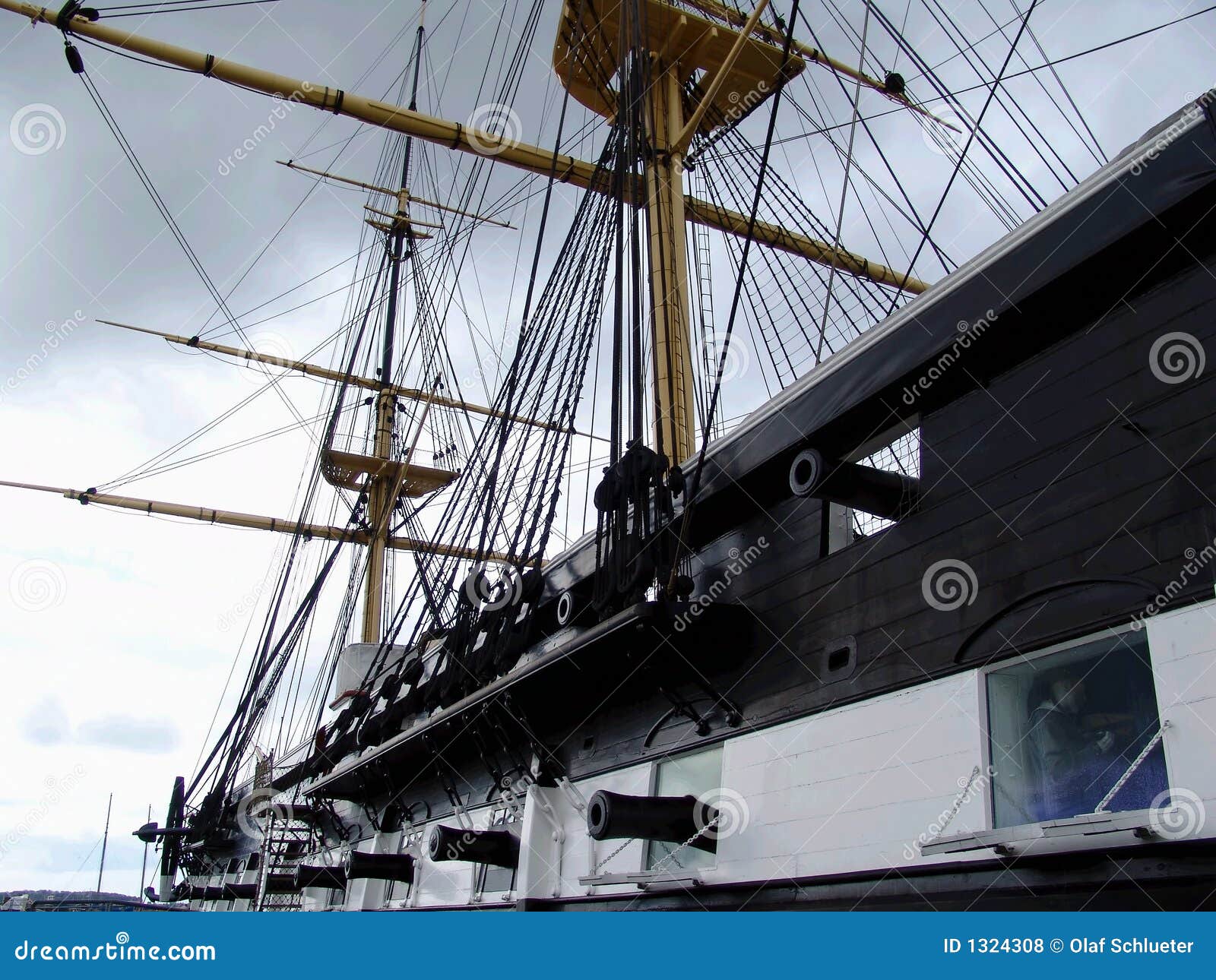 Frigate Jylland - 3 stock photo. Image of ship, pirate - 1324308