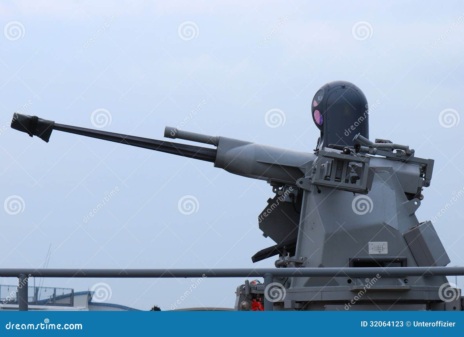 Frigate Stabilized gun stock image. Image of force, military - 32064123