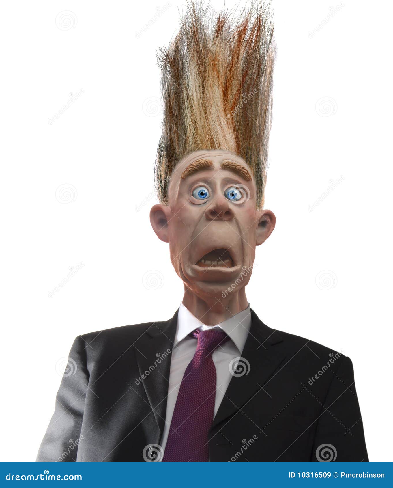 Fright stock image. Image of modeling, fear, isolated - 10316509