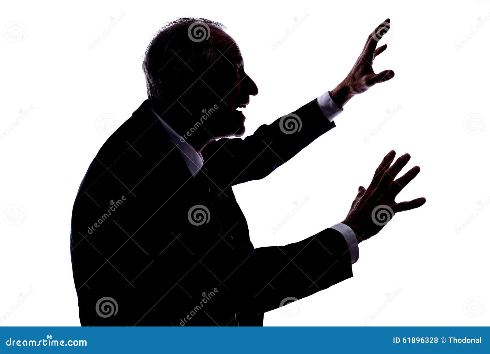 Fright concept stock photo. Image of face, hand, afraid - 61896328