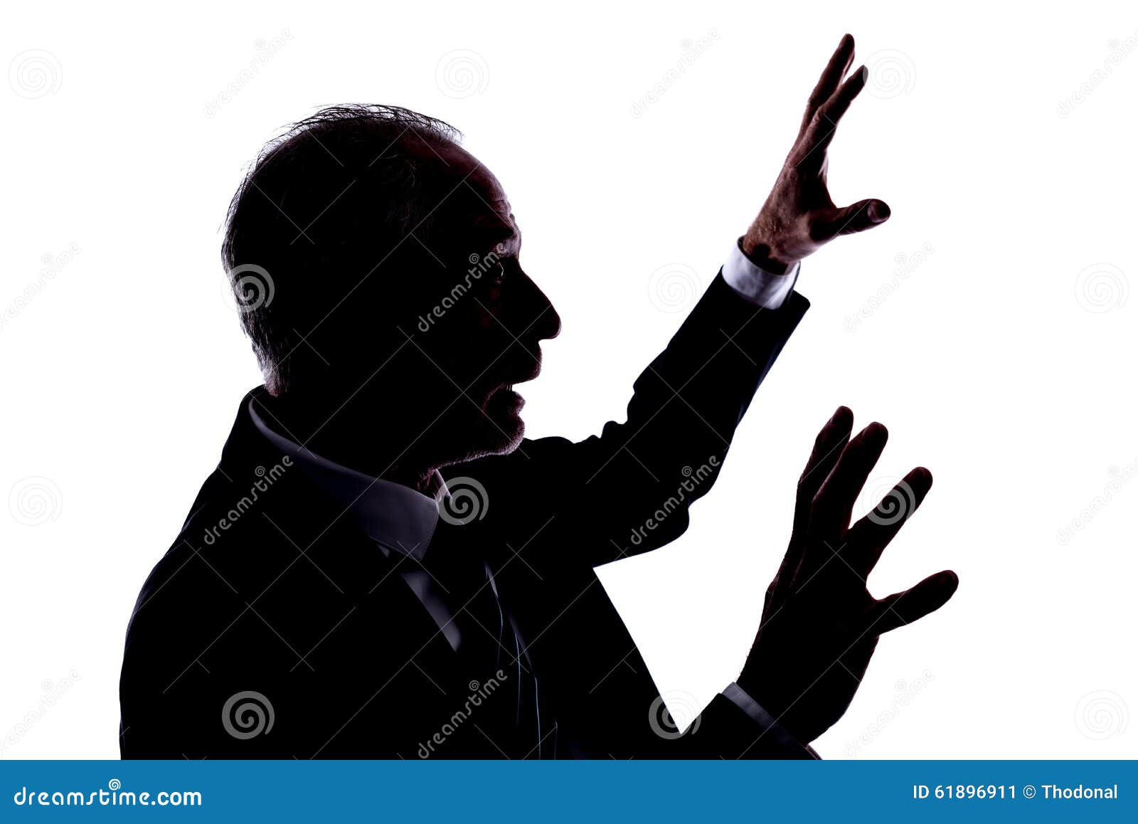 Fright concept stock image. Image of scary, profile, scared - 61896911