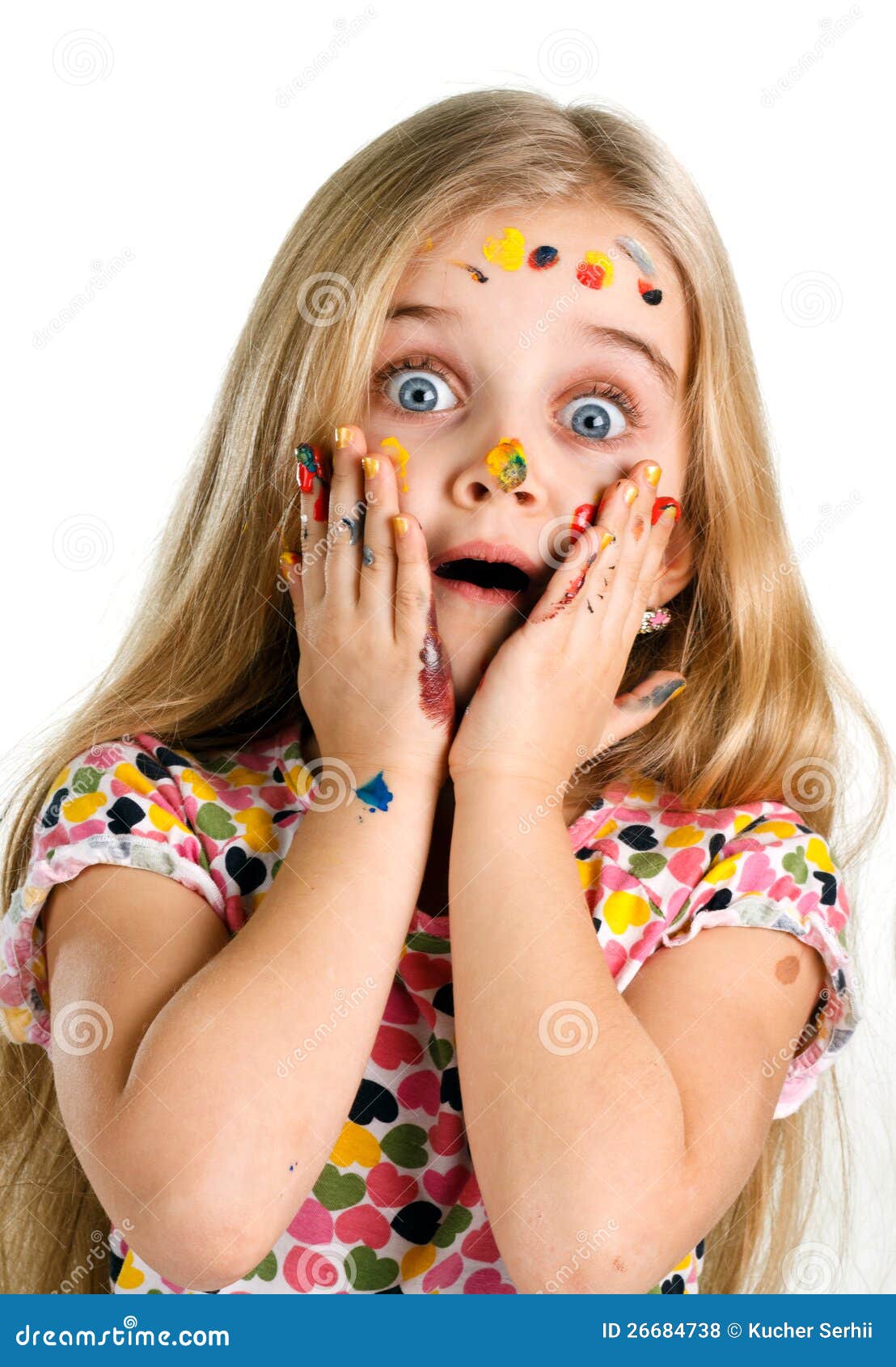 Frightened stock photo. Image of isolated, hands, american - 26684738