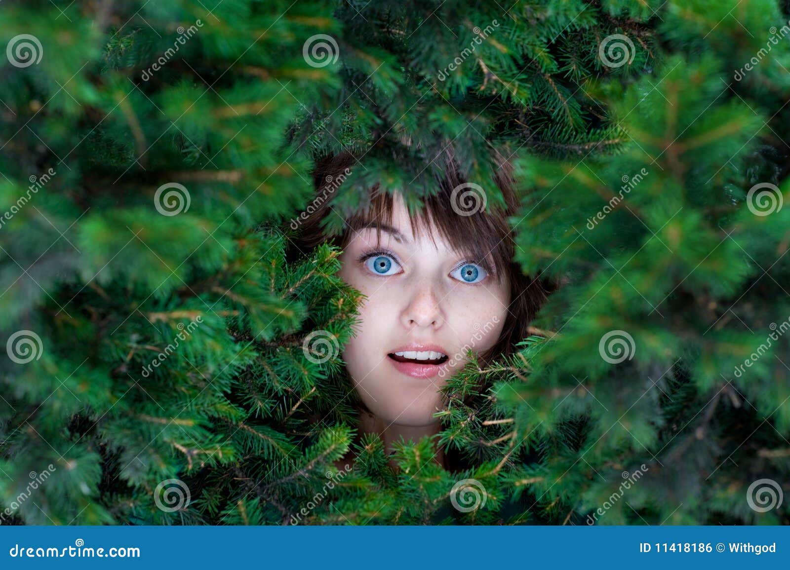 Frightened Beautiful Girls Face Stock Photo - Image of afraid, girl ...