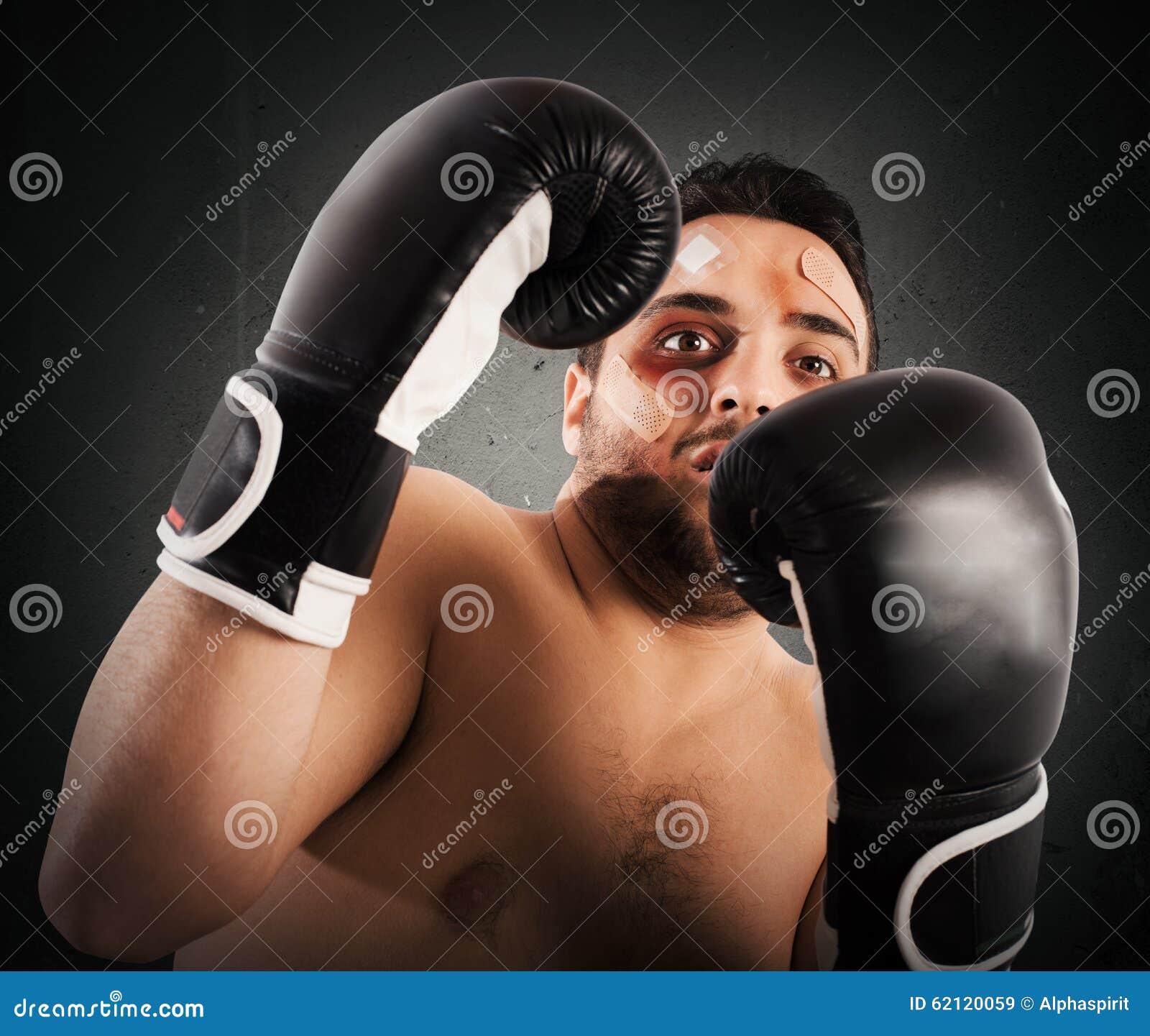Frightened boxer stock image. Image of lose, afraid, panic - 62120059