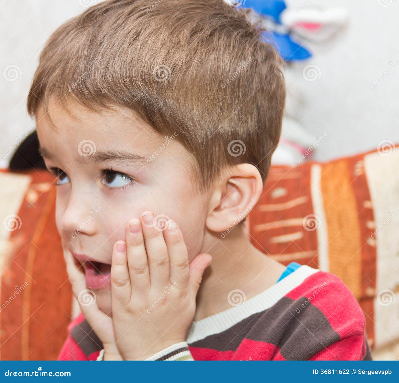 Frightened boy stock photo. Image of care, healthcare - 36811622