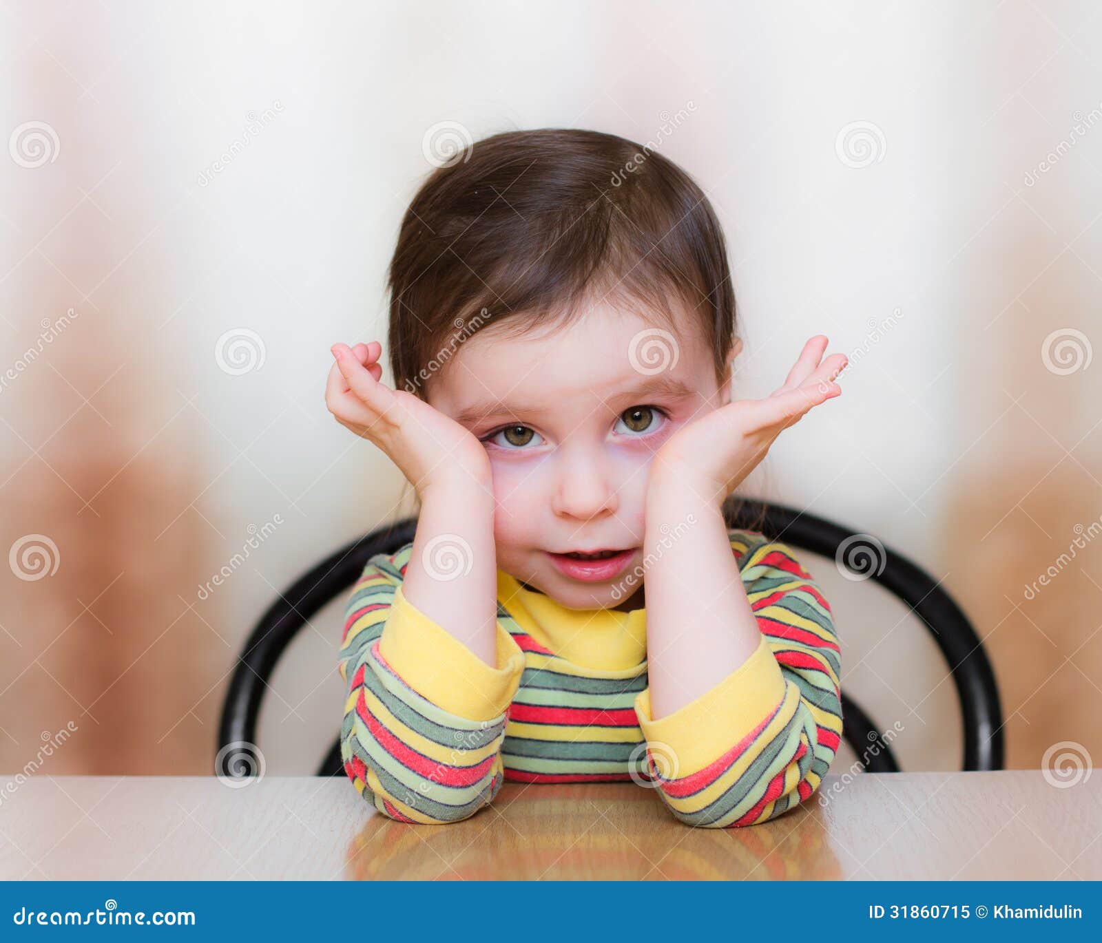 Frightened child stock image. Image of crying, human - 31860715
