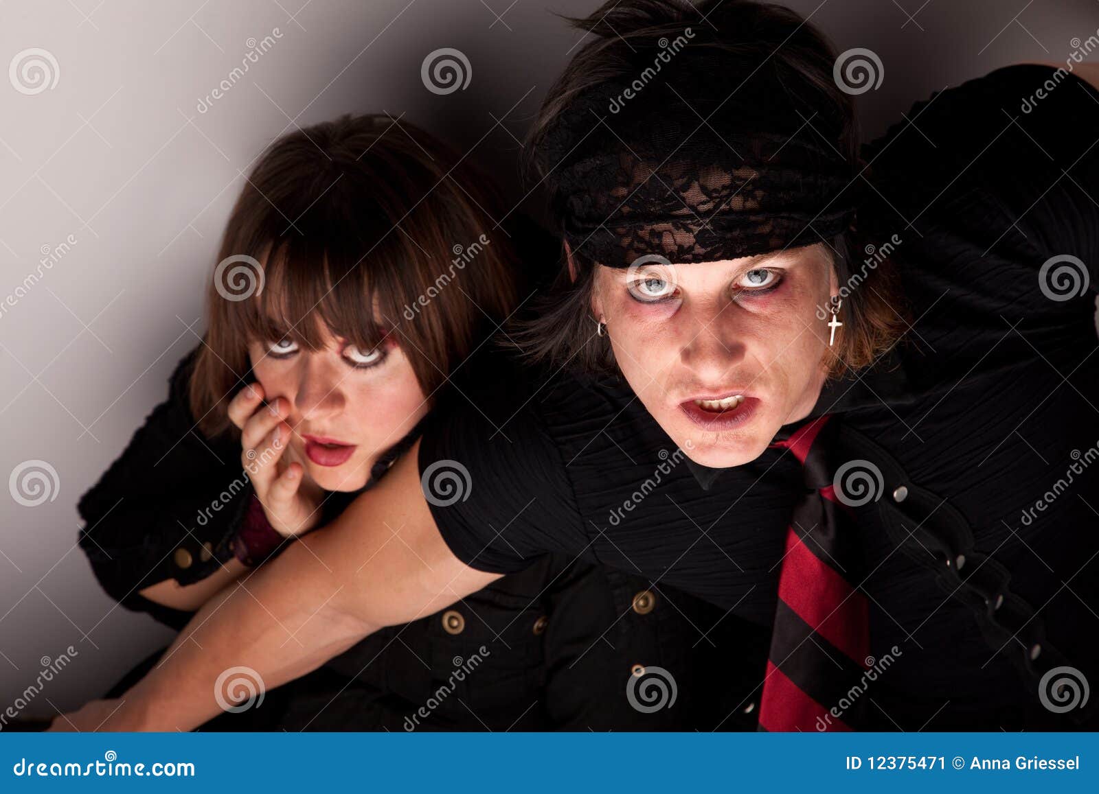 Frightened Couple stock image. Image of aggressive, hipster - 12375471