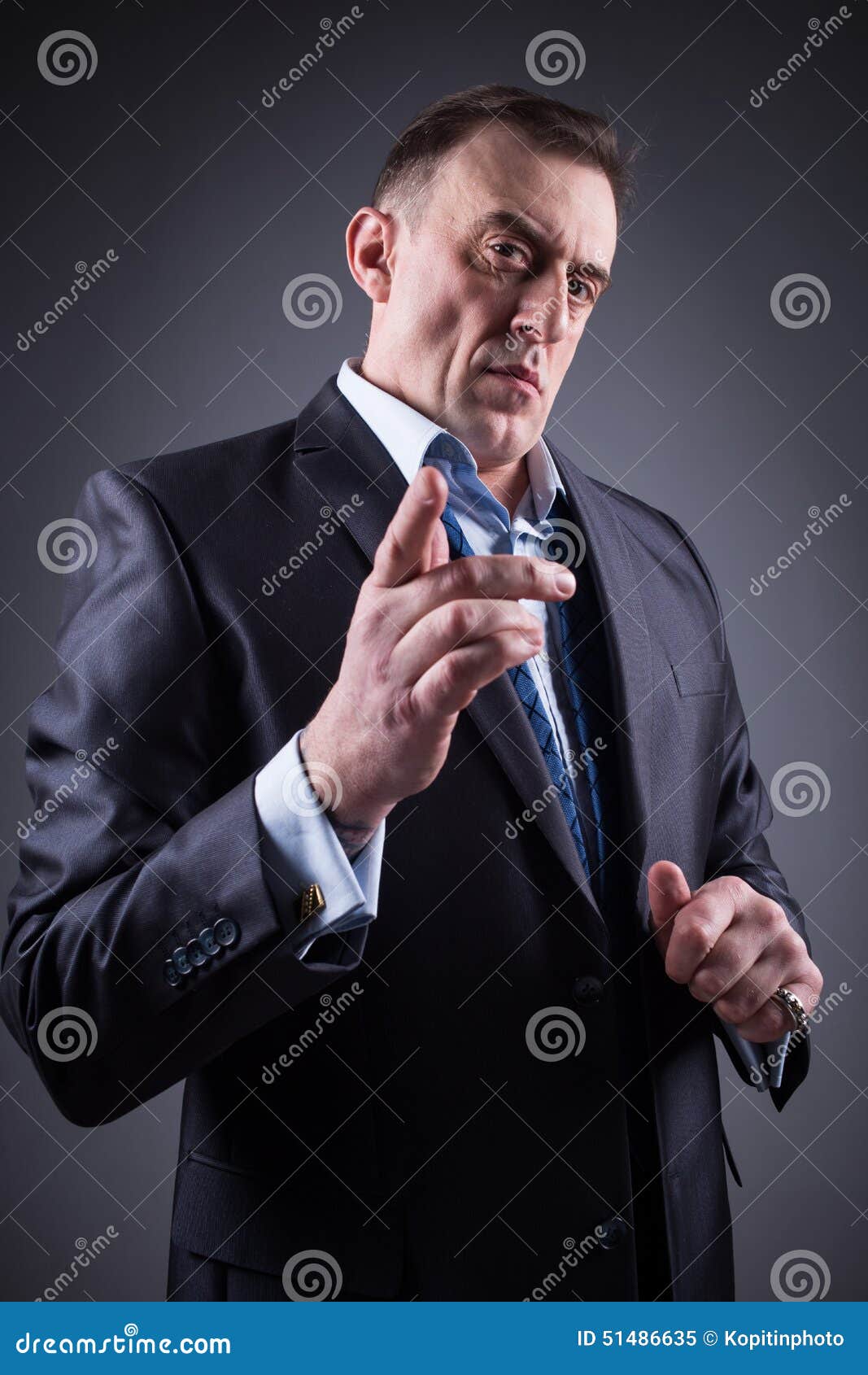 Frightening Man Shows Finger Stock Photos - Free & Royalty-Free Stock ...