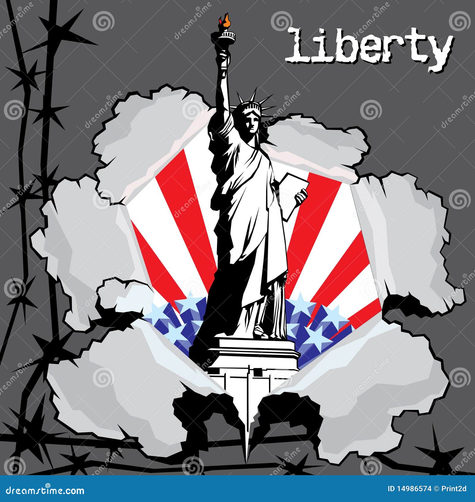Frihet vektor illustrationer. Illustration av kultur - 14986574