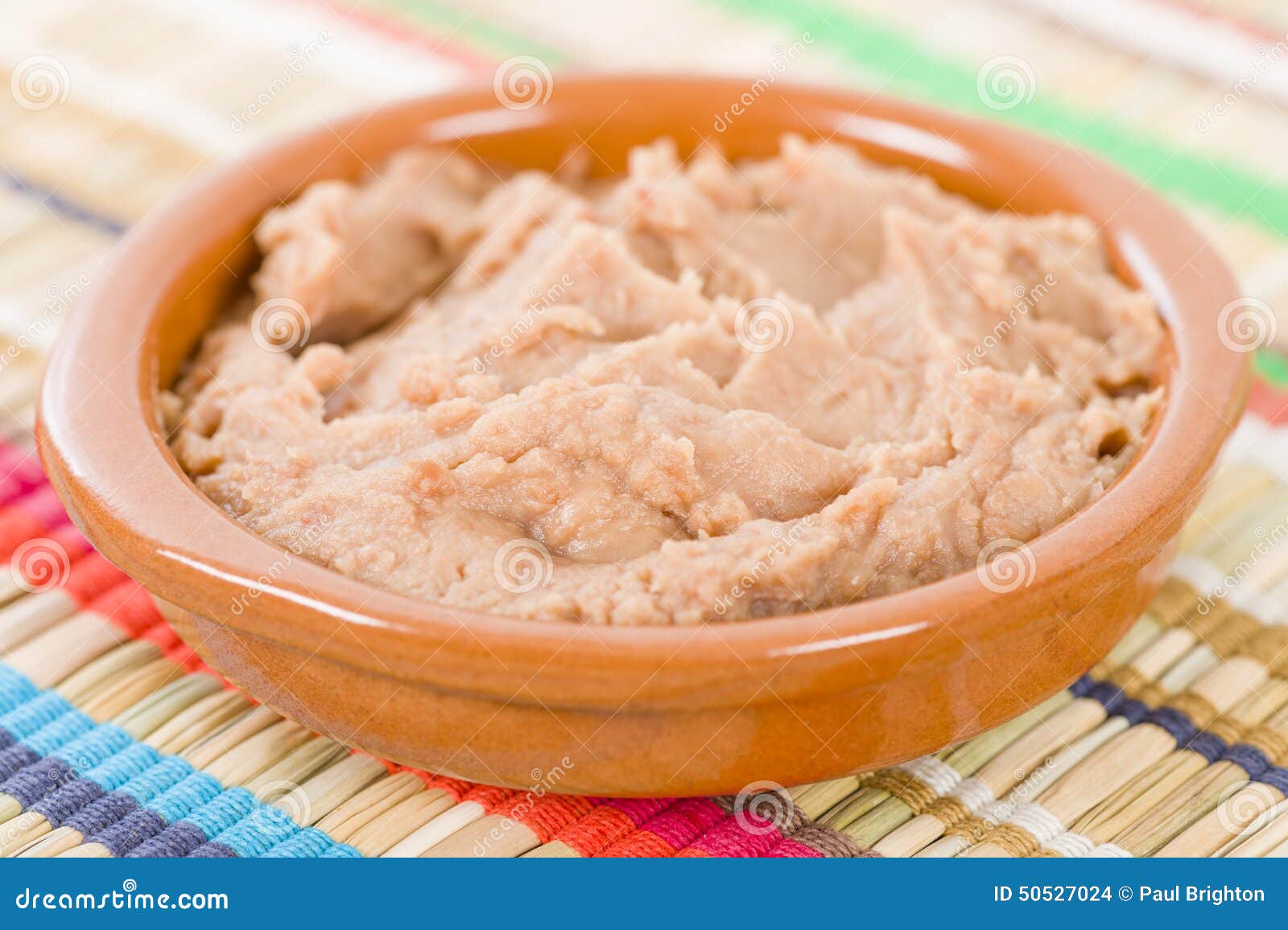 Frijoles Refritos stock photo. Image of food, cooked - 50527024