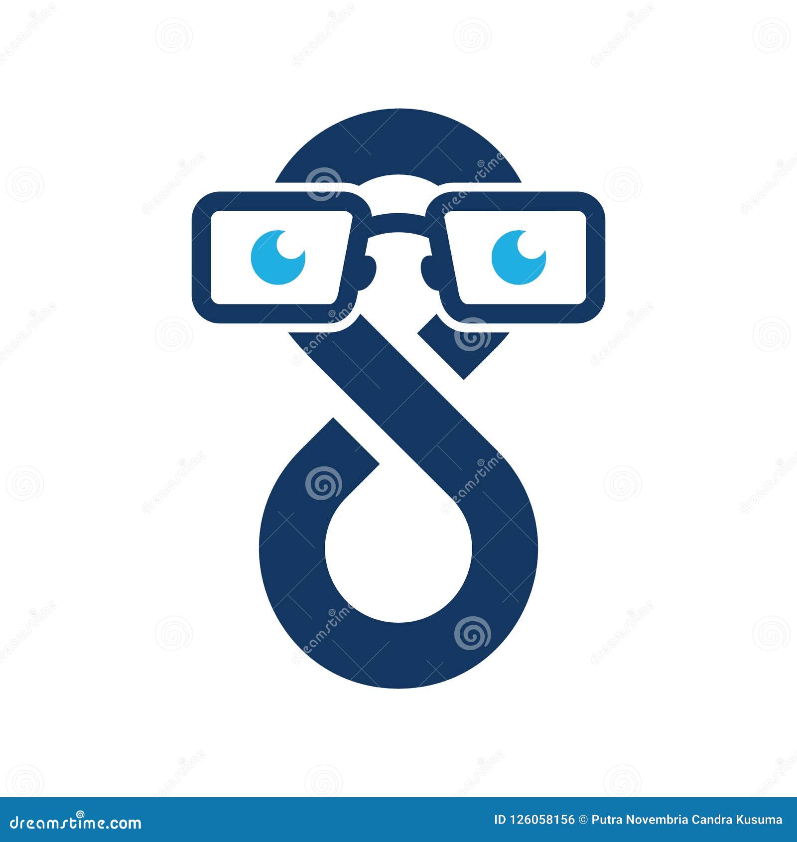 Friki Logo Icon Design Del Infinito Ilustración del Vector ...