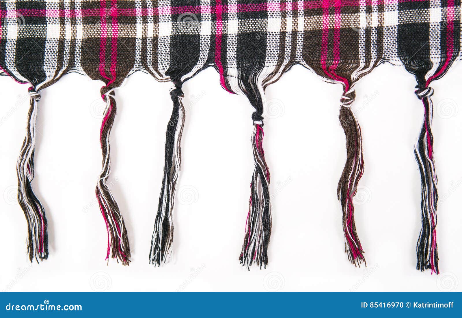 Fringe from Threads.Striped Structure of Fabric Background Stock Photo ...