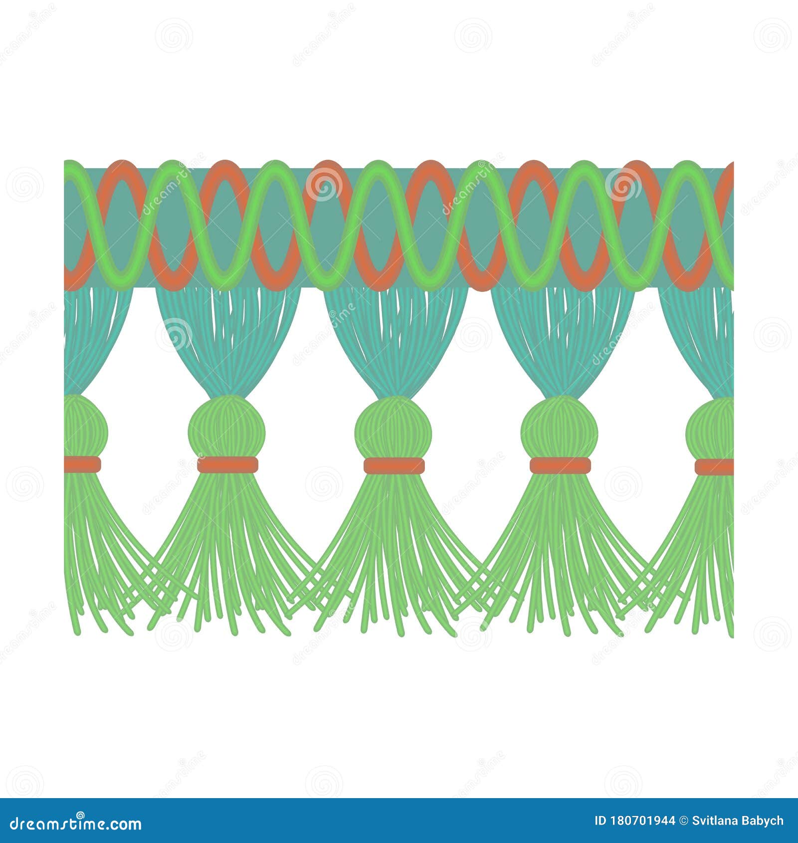 Fringe Vector Cartoon Set Icon. Isolated Cartoon Set Icon Brush Of ...