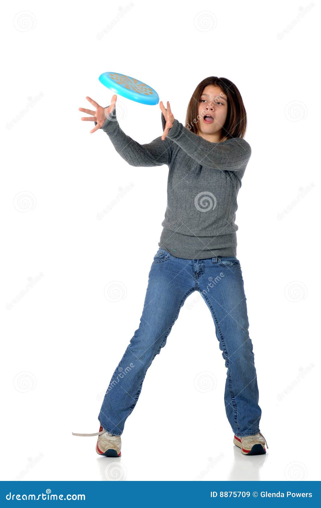 Frisbee Catcher stock image. Image of game, enjoyment - 8875709