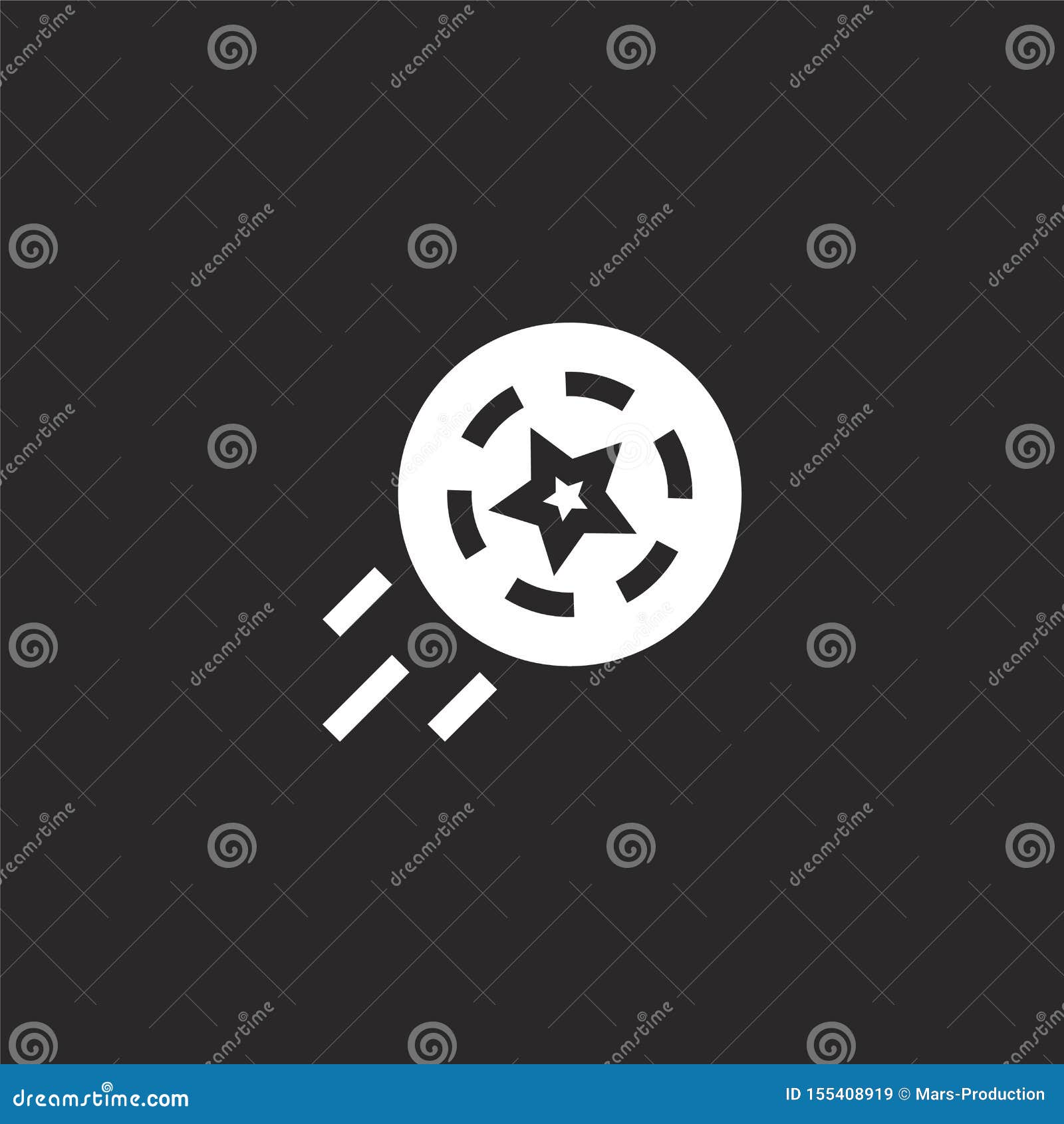 Frisbee Icon. Filled Frisbee Icon for Website Design and Mobile, App ...