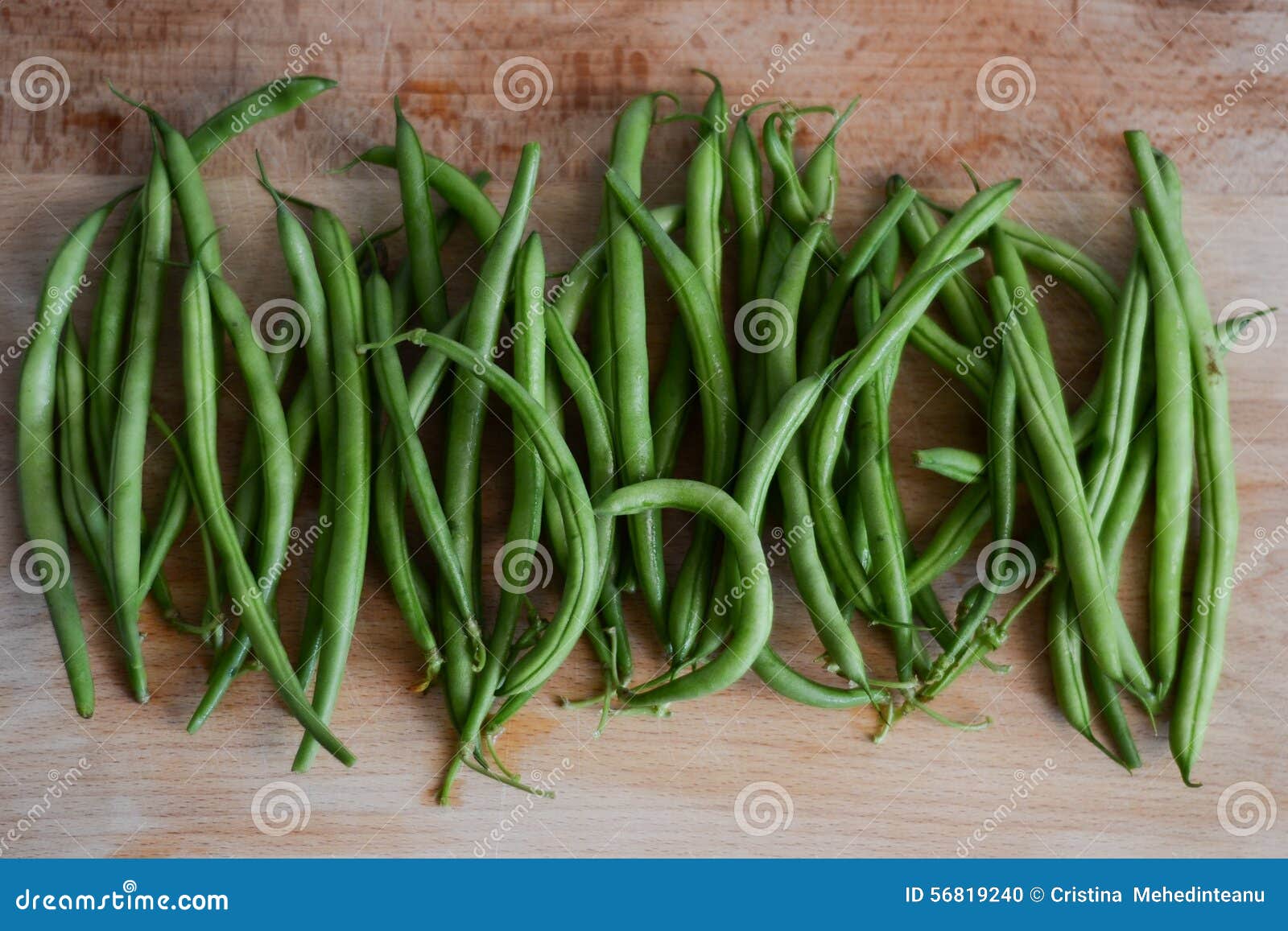 Frische Bohnen stockfoto. Bild von gekocht, bestandteile - 56819240