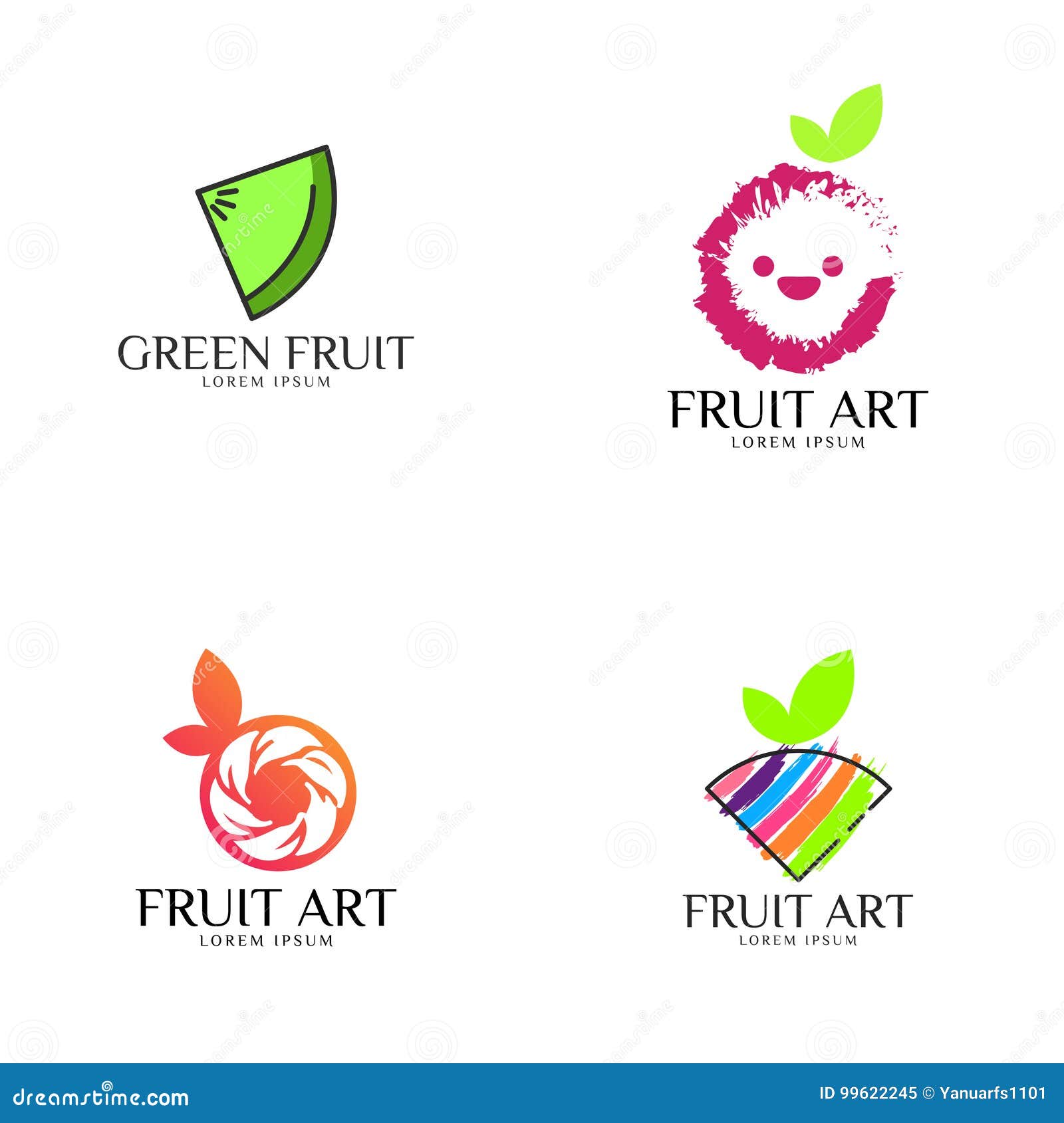 Frische Frucht Logo Vector vektor abbildung. Illustration von nave ...
