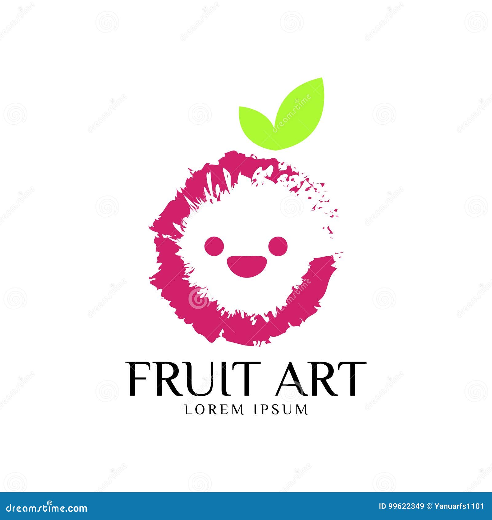 Frische Frucht Logo Vector vektor abbildung. Illustration von abbildung ...