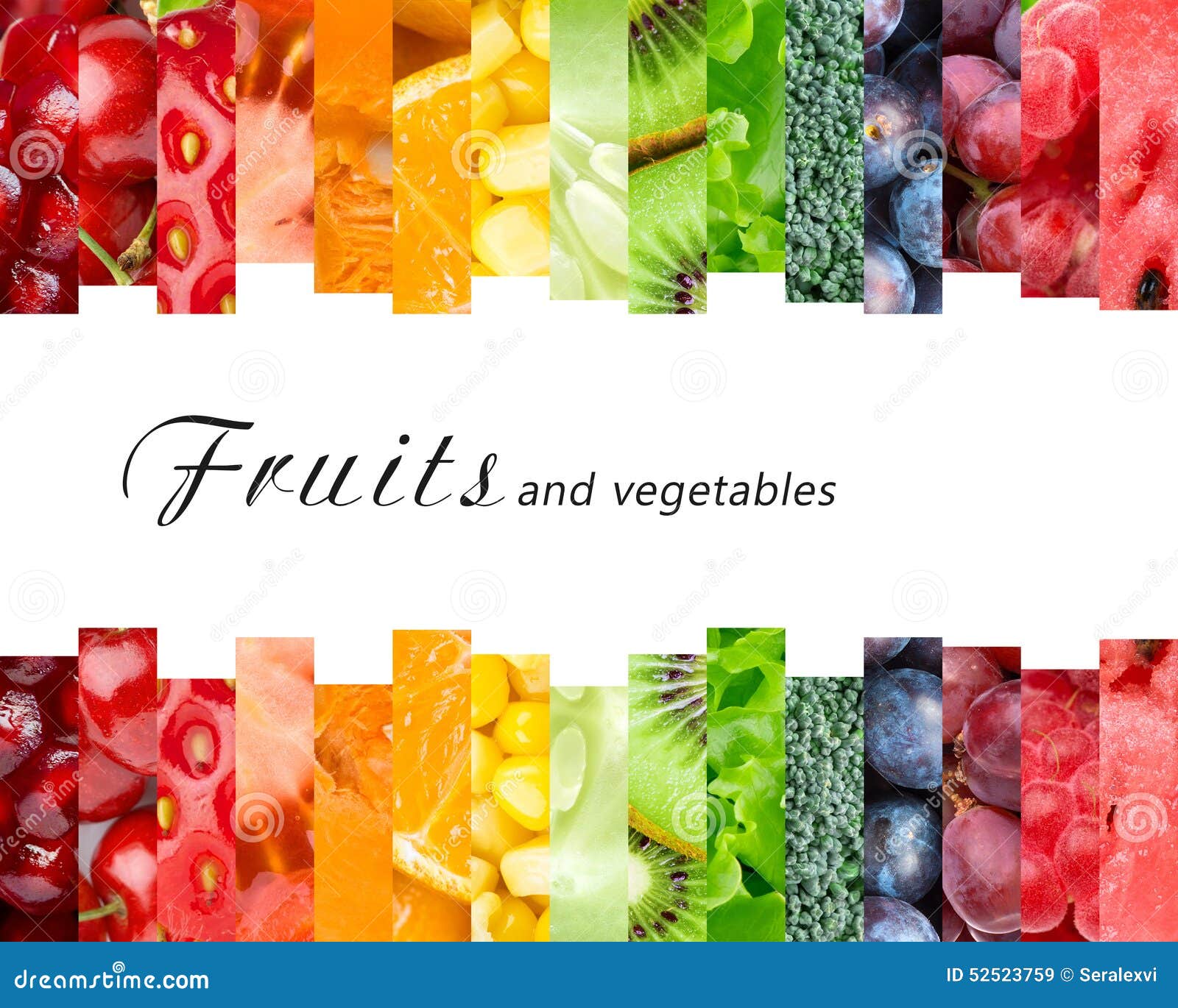 Frische Obst und Gemüse stockbild. Bild von nahrung, gruppe - 52523759