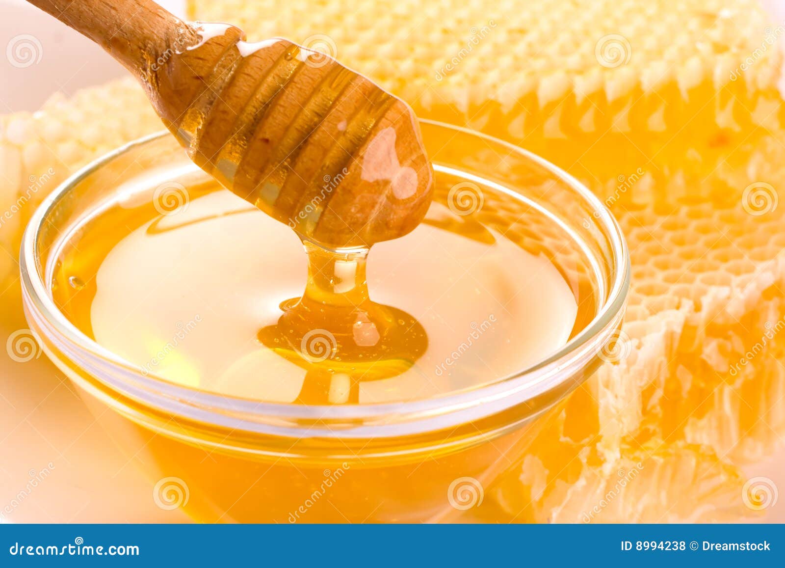 Frischer Honig stockfoto. Bild von gelb, zucker, geschmackvoll - 8994238