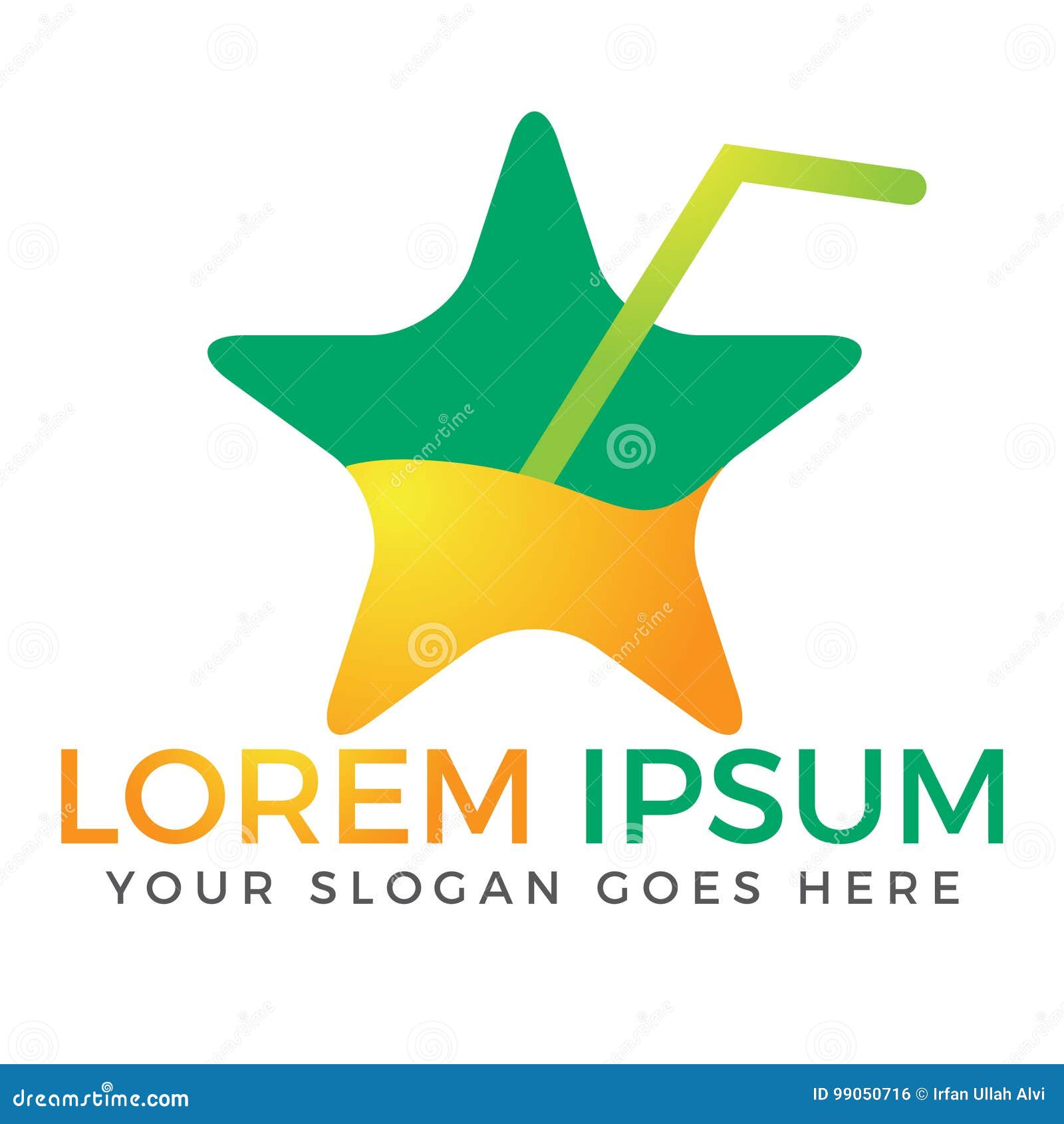 Frischer Saft Vom Naturproduktlogodesign Stock Abbildung - Illustration ...