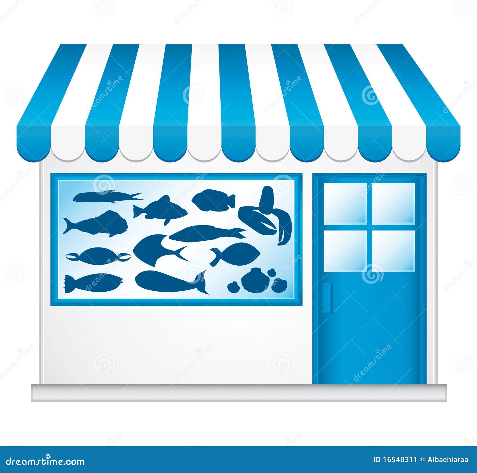 Frishmonger. stock vector. Illustration of fishmongers - 16540311